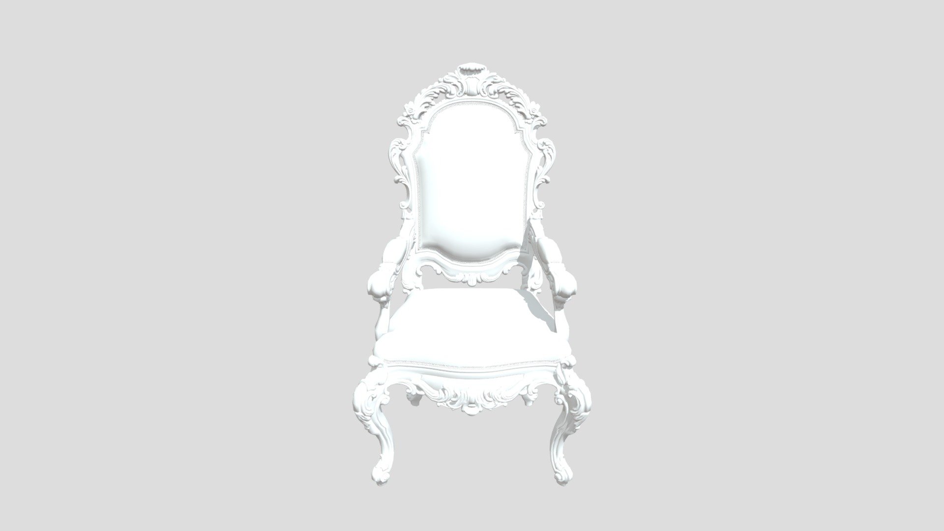 The Baroque Splendor Armchair by Modenese - 3D model by Modenese ...