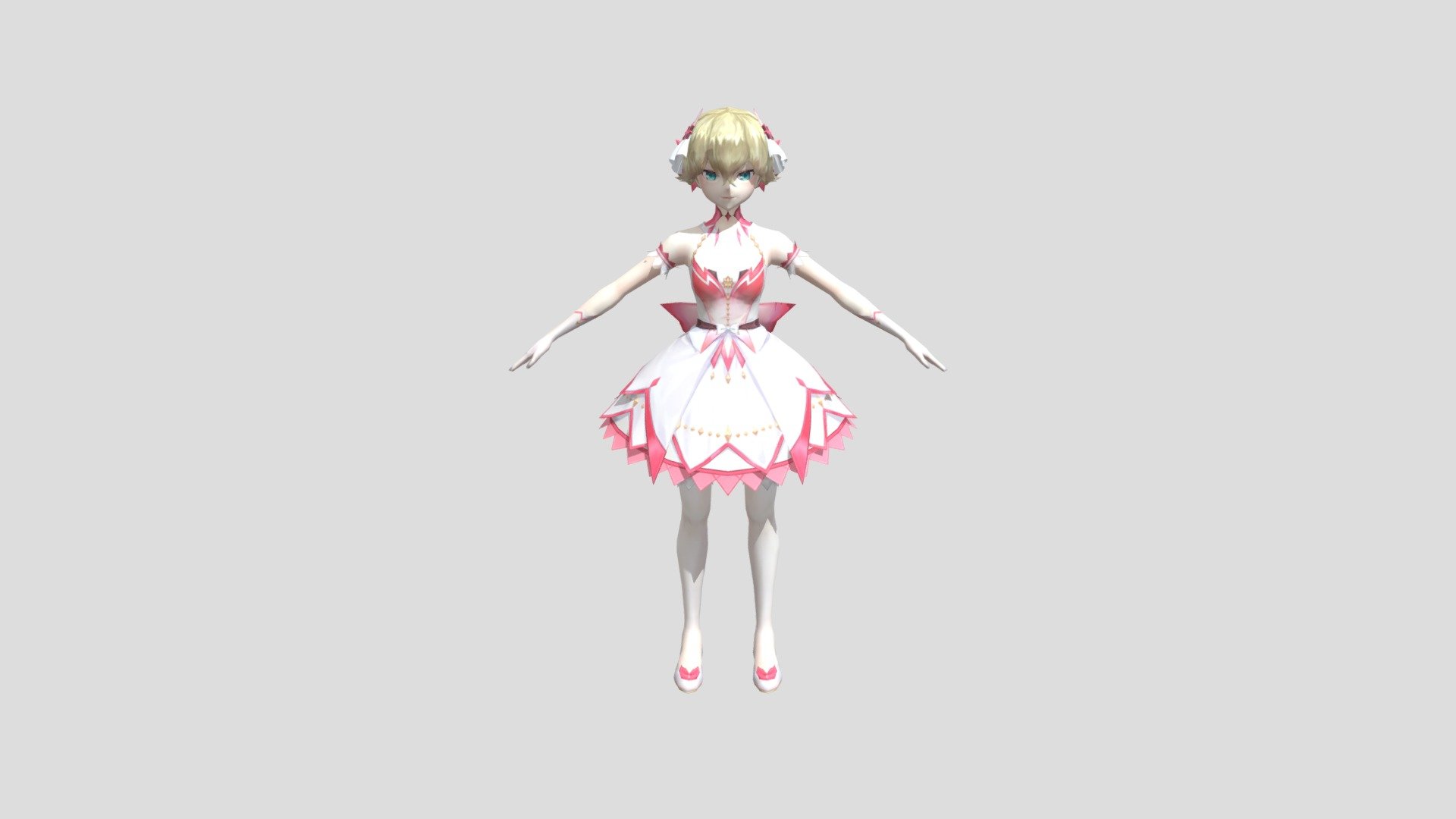 Viska Cos20Wedding King's raid - Download Free 3D model by ...