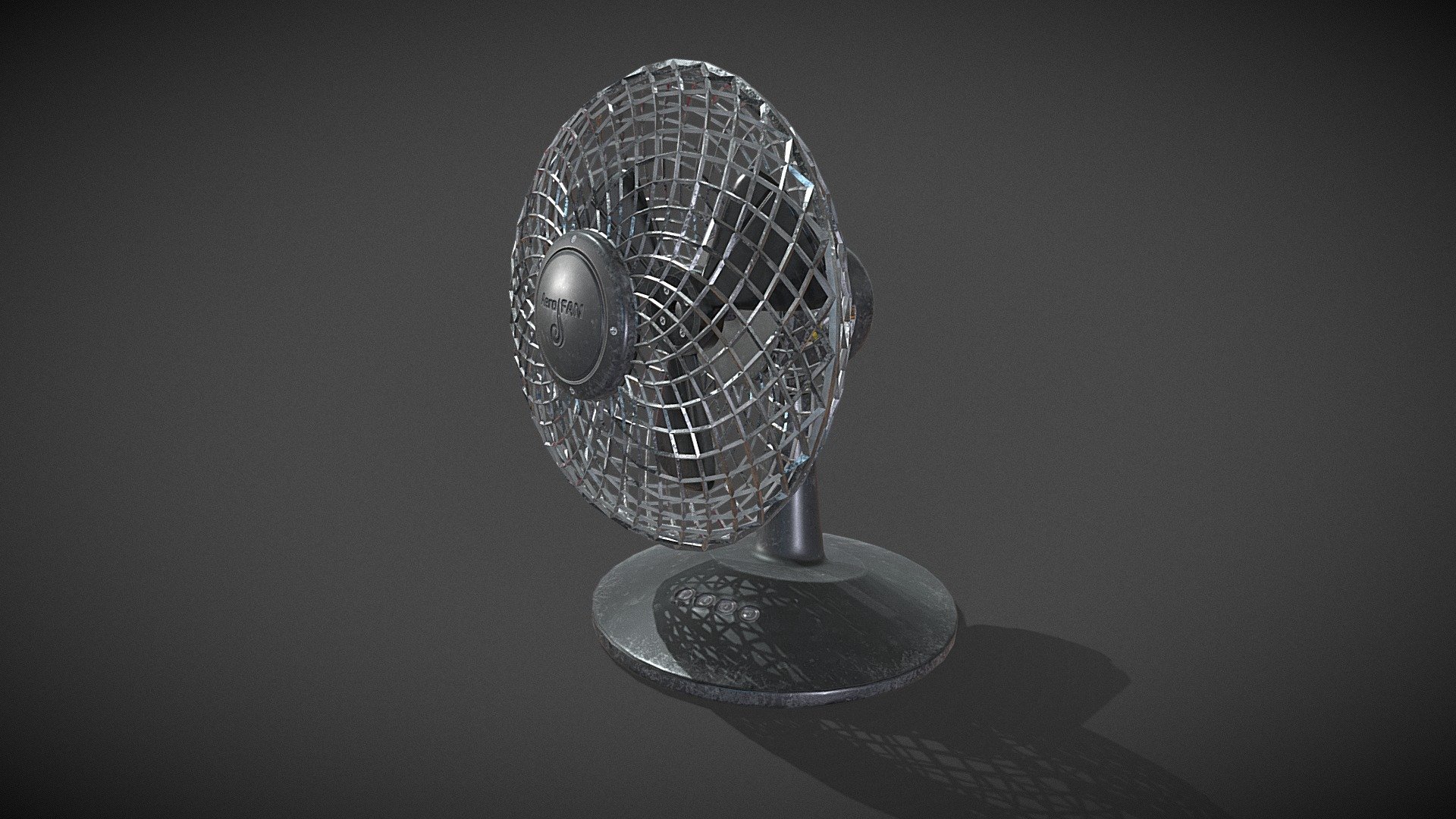 Desk fan - animated (Black) - Buy Royalty Free 3D model by Sousinho ...
