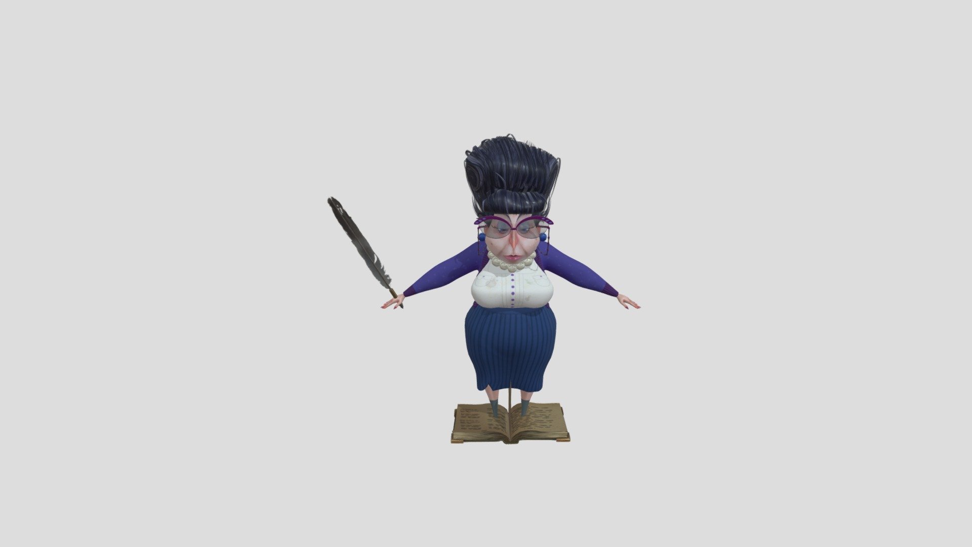 Hello Neighbor 2 Librairan - Download Free 3D model by irons3th ...