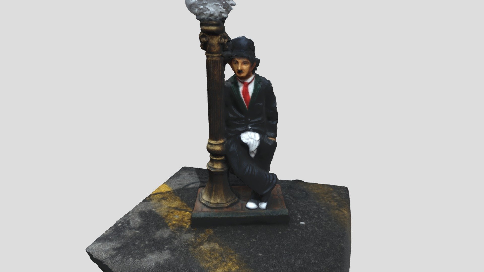 Charlie_ Chaplin_3D Agisoft - Download Free 3D model by kova484 ...