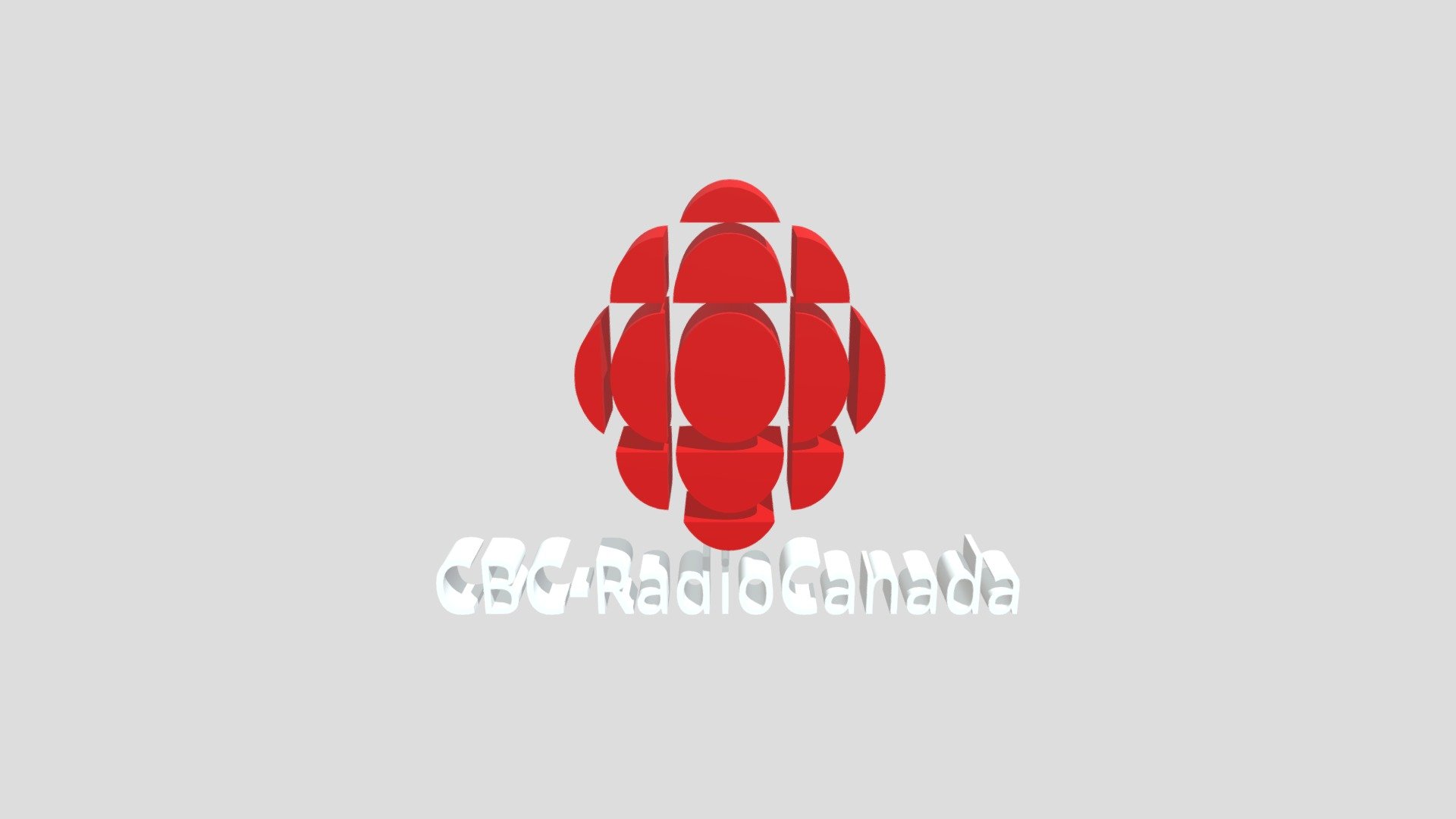 CBC-RadioCanada logo 2015 - 3D model by Little John and Baloo ...