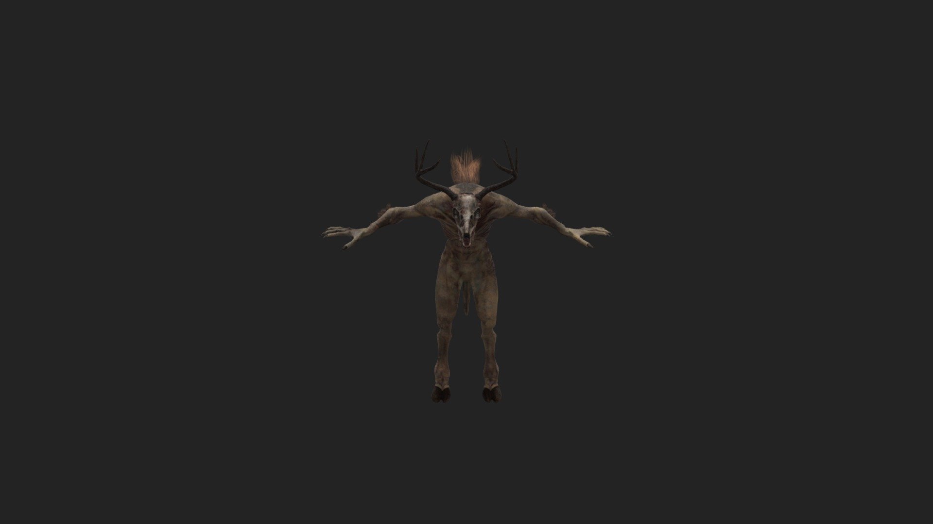 Wendigo Creature - 3D model by Roger_Kint [f48665b] - Sketchfab