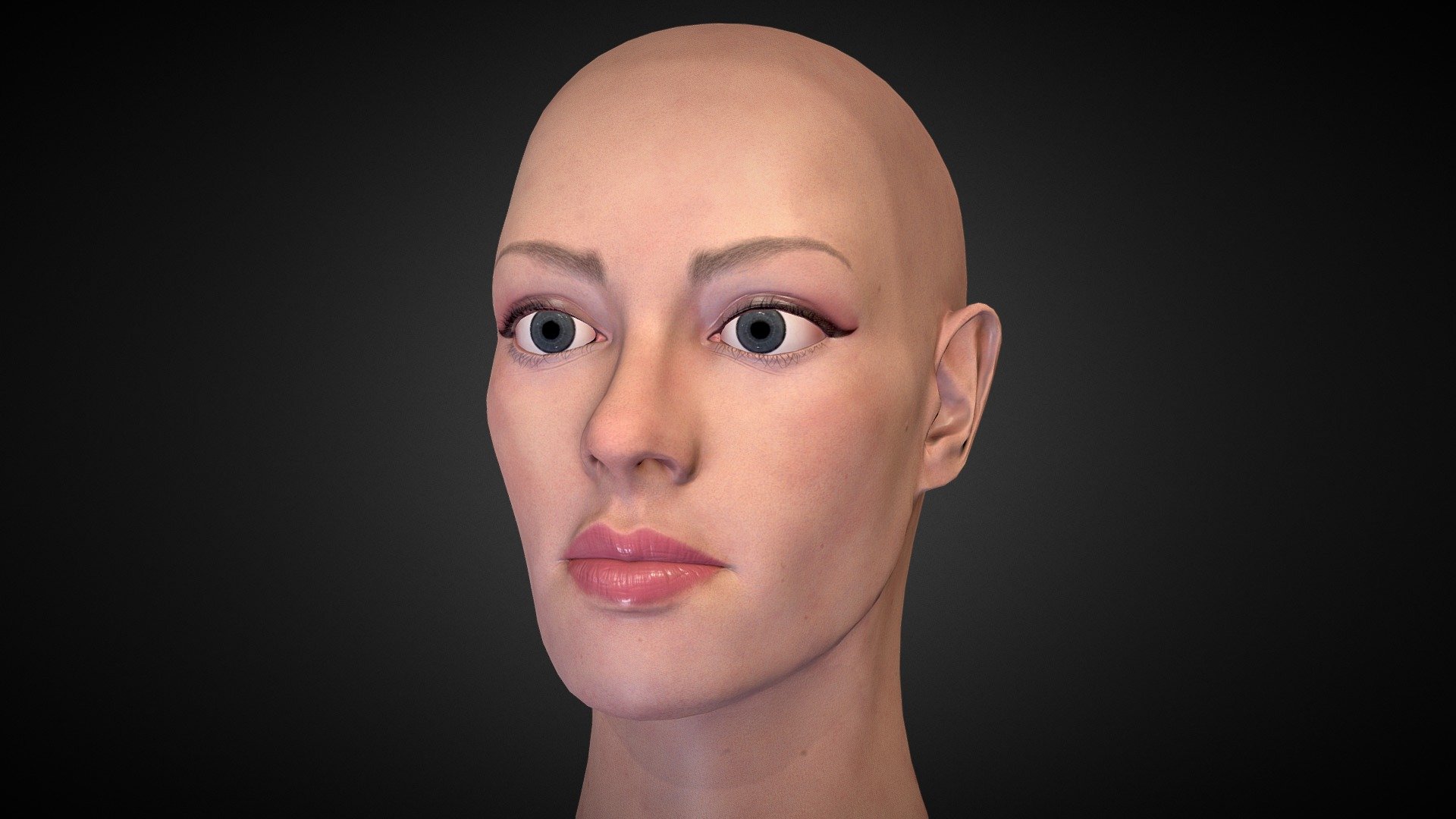 Female Bust - 3D model by Brandon Merritt (@BrandonMerritt.3Dartist ...