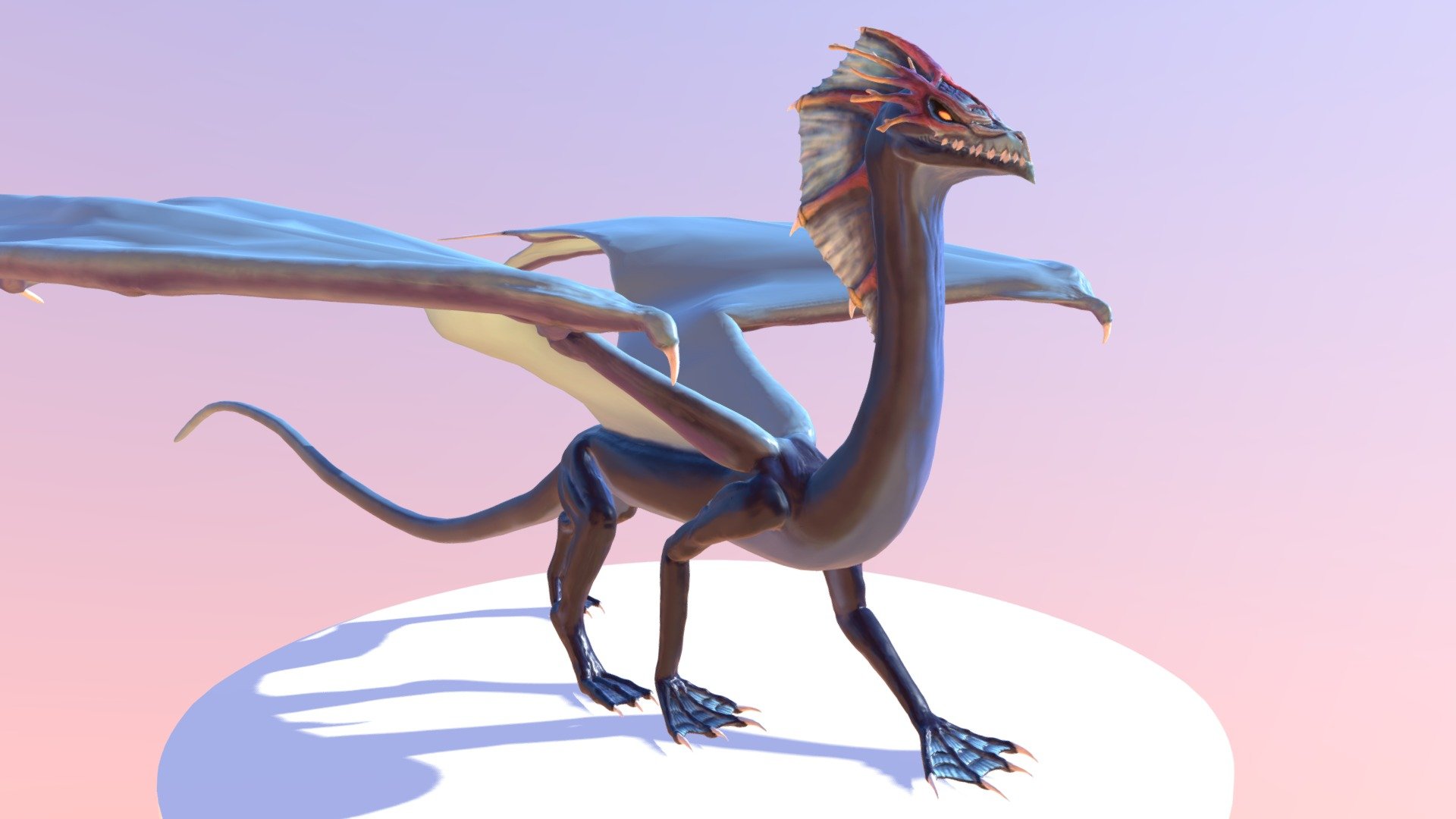Dragon - Download Free 3D model by VeronikaRovderova [f487cb7] - Sketchfab