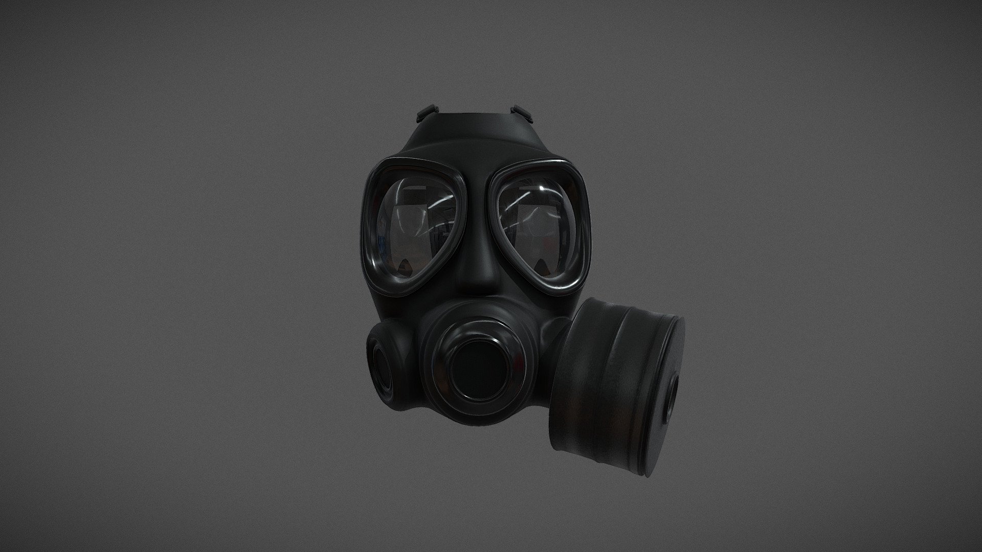 Gas Mask - 3D model by Bernard_Sokolowski [f487d8d] - Sketchfab