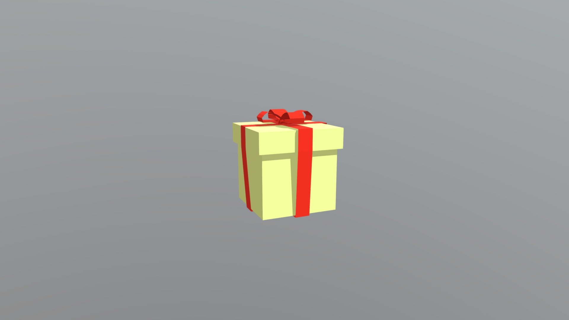 Giftbox-yellow - Download Free 3D model by negar [f487f0d] - Sketchfab
