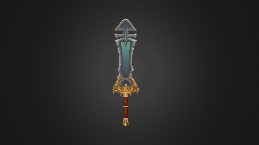 World Of Warcraft sword - 3D model by Antoine Dupuis (@gravitybwlast ...