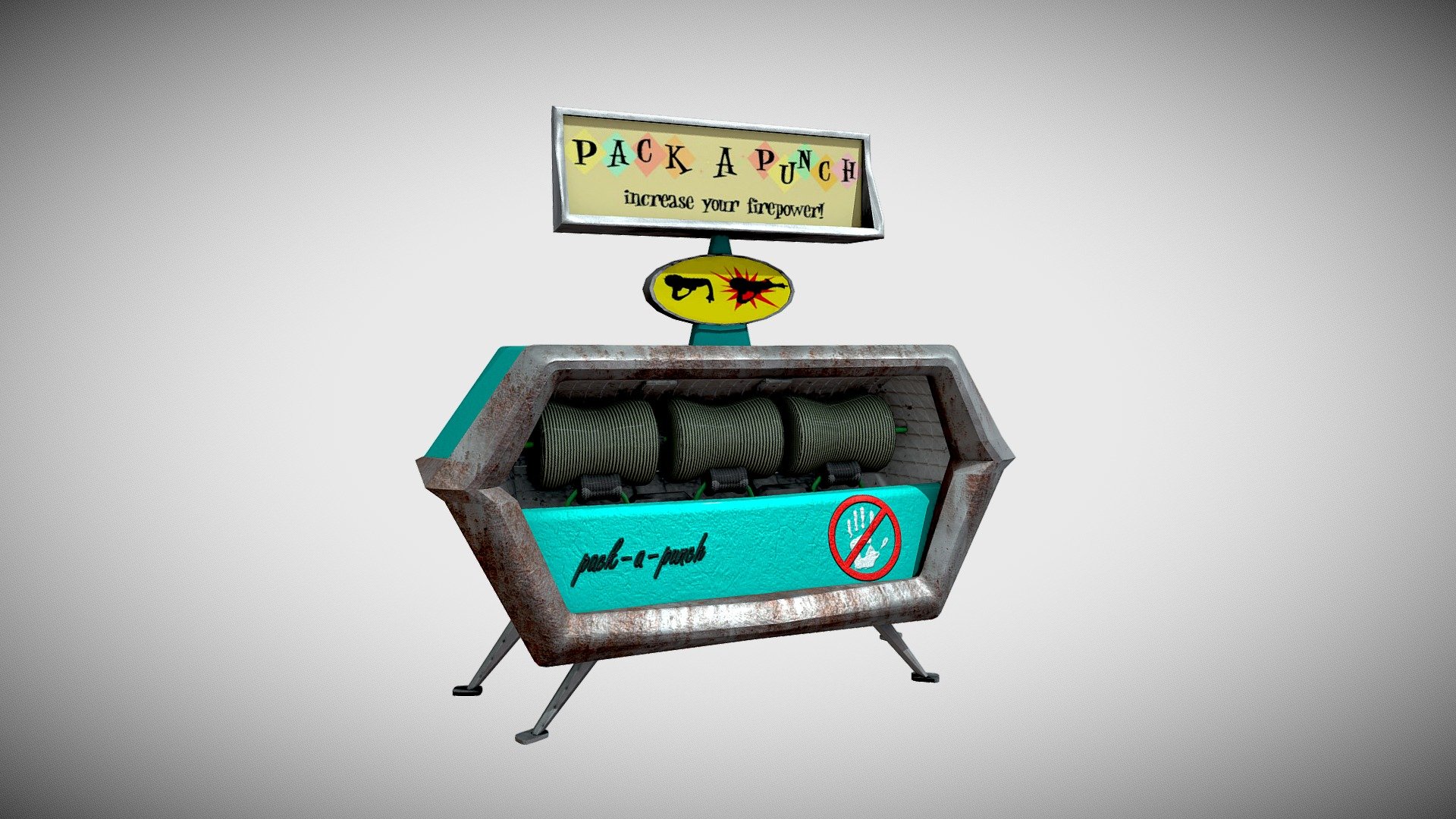 Pack-A-Punch Machine - 3D model by sokchamp [f4898e3] - Sketchfab