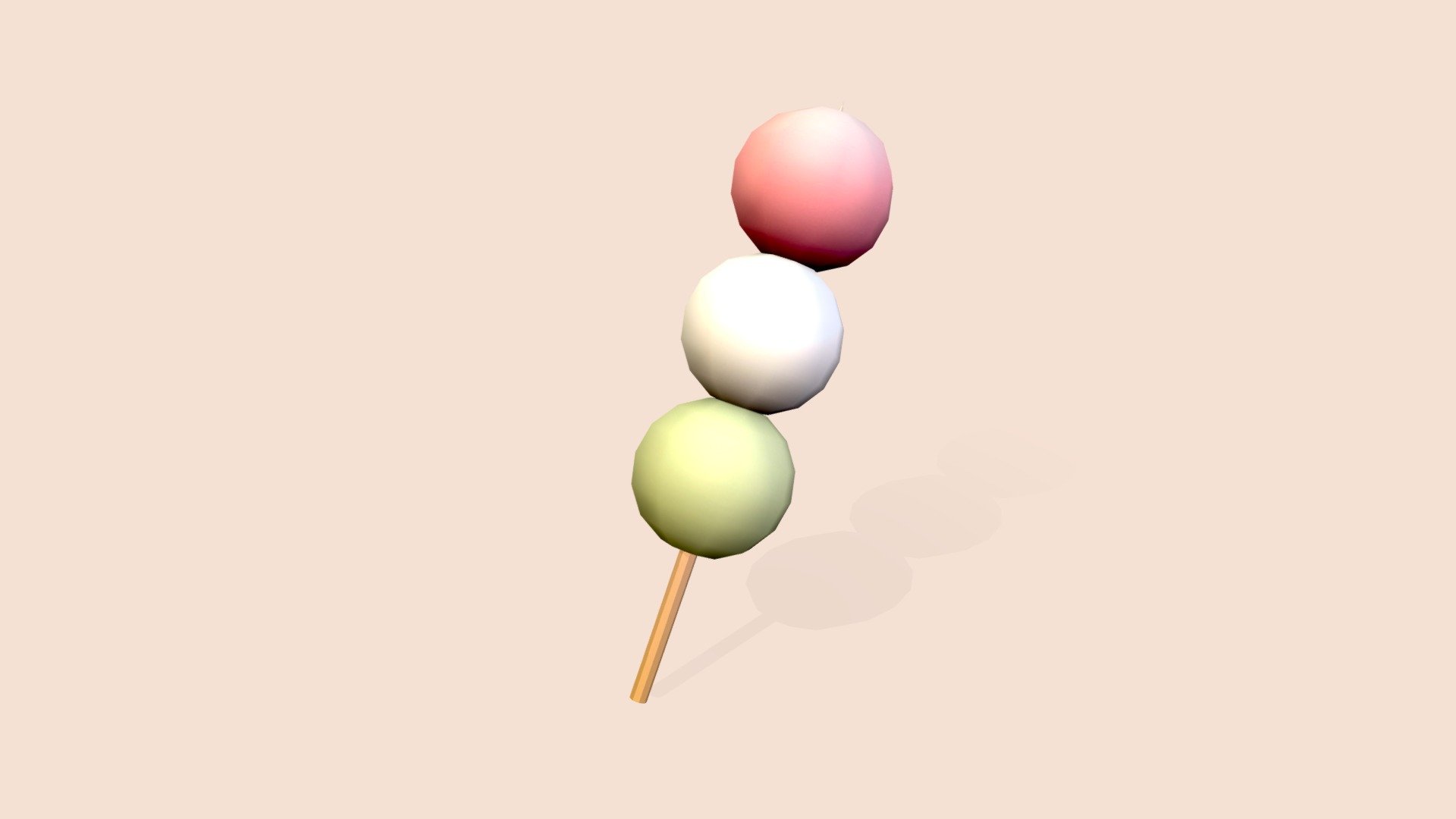 Hanami Dango - Download Free 3D model by Citrus (@citrusfriendd ...
