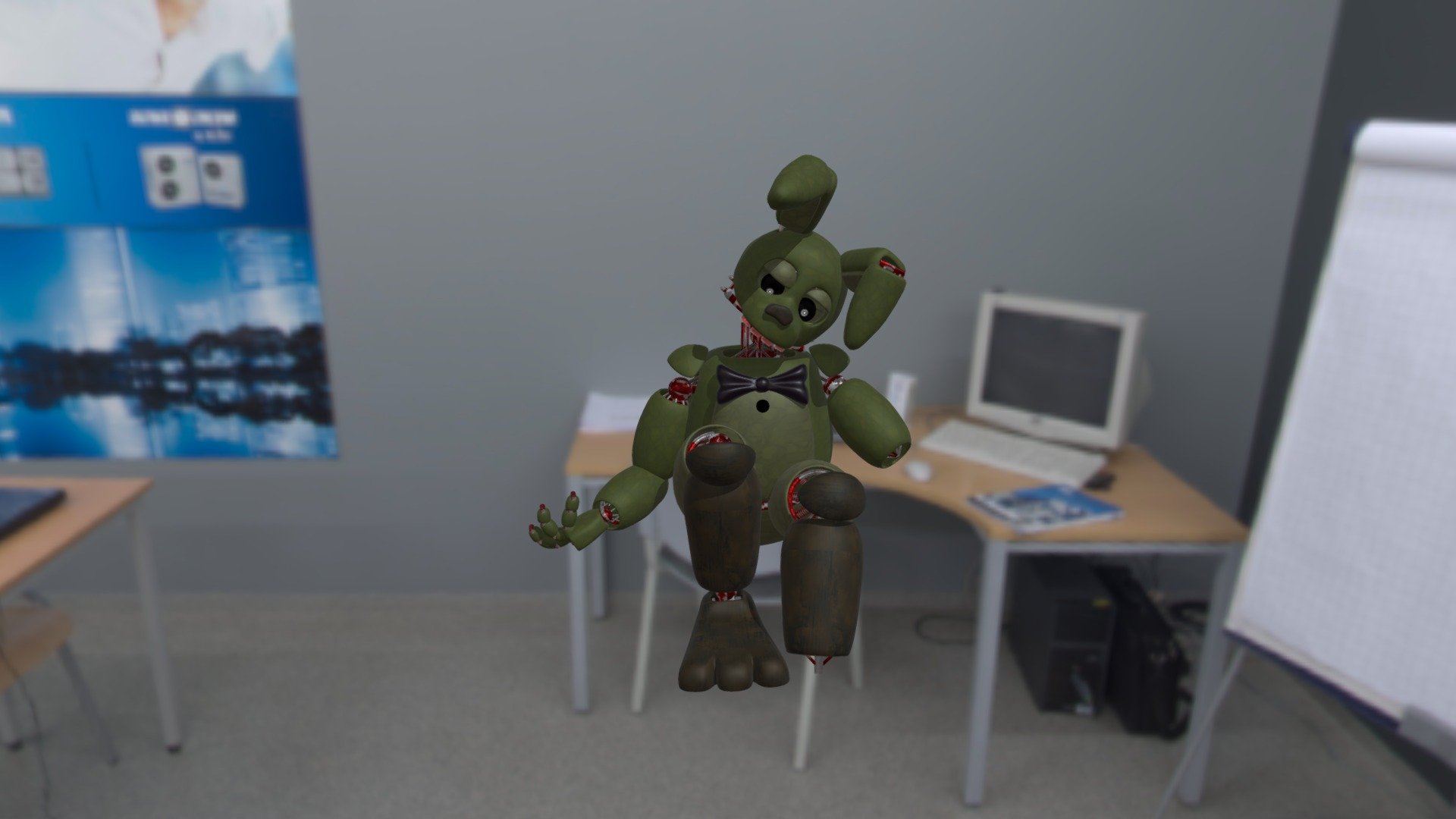 Ignited_Springbonnie - 3D model by l91995681 [f48b6c8] - Sketchfab