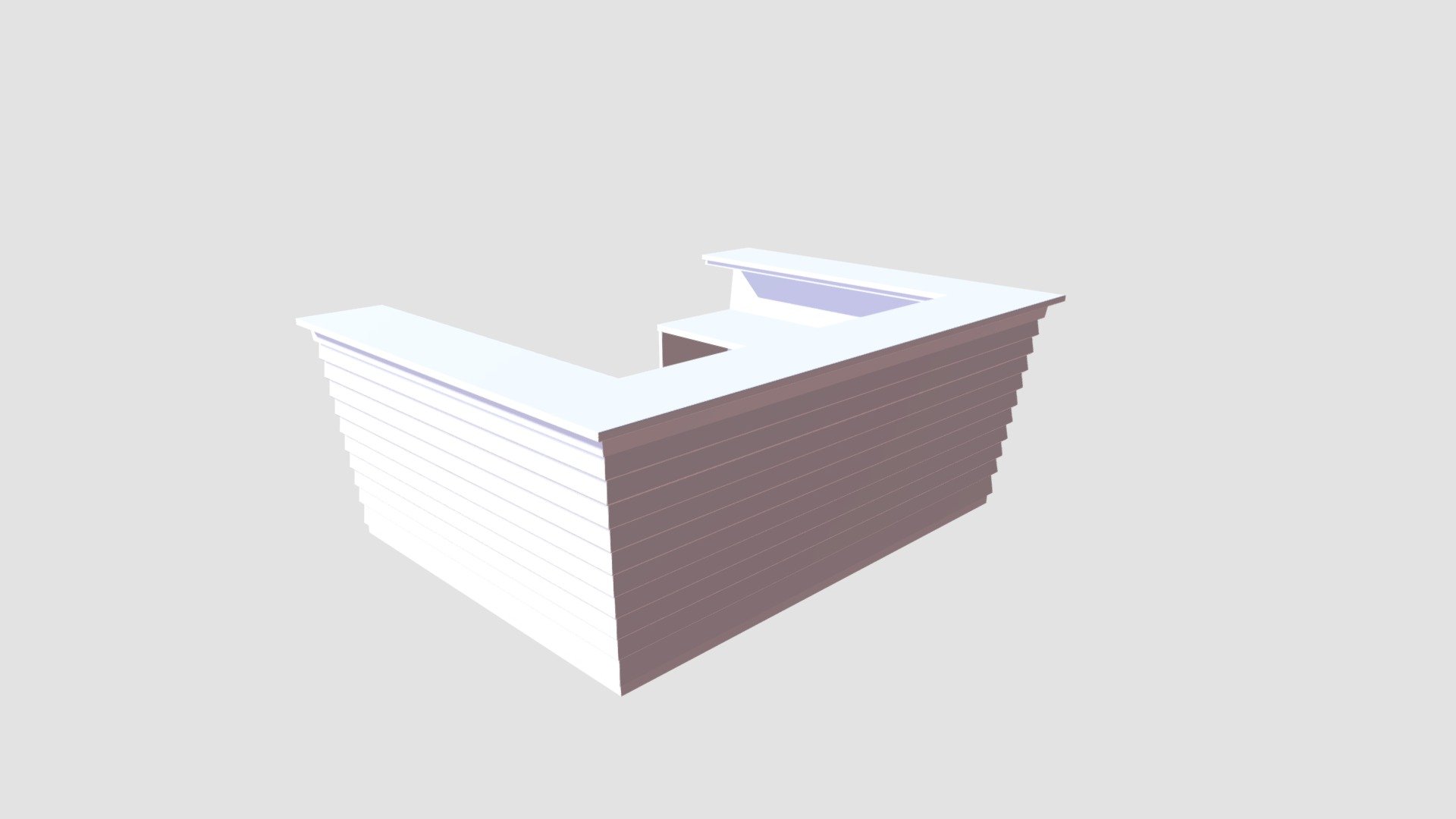 reception desk - Buy Royalty Free 3D model by Evermotion [f48b992 ...
