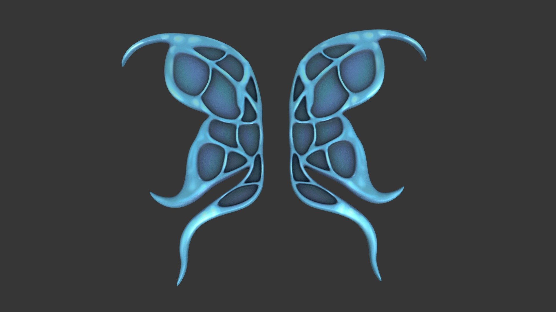 Butterfly Wings - 3D model by Shiba Fu (@kidom22771935) [f48bdb7 ...