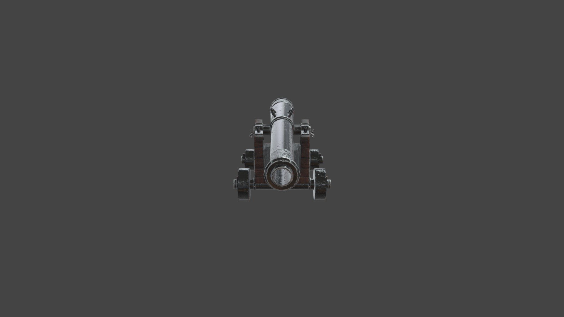 Textured Cannon - Download Free 3D model by TKosier [f48bfb8] - Sketchfab