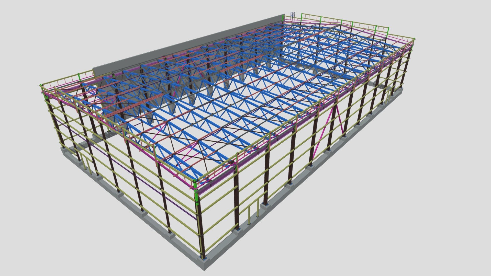 Sports and health complex, block 1 - Download Free 3D model by ...