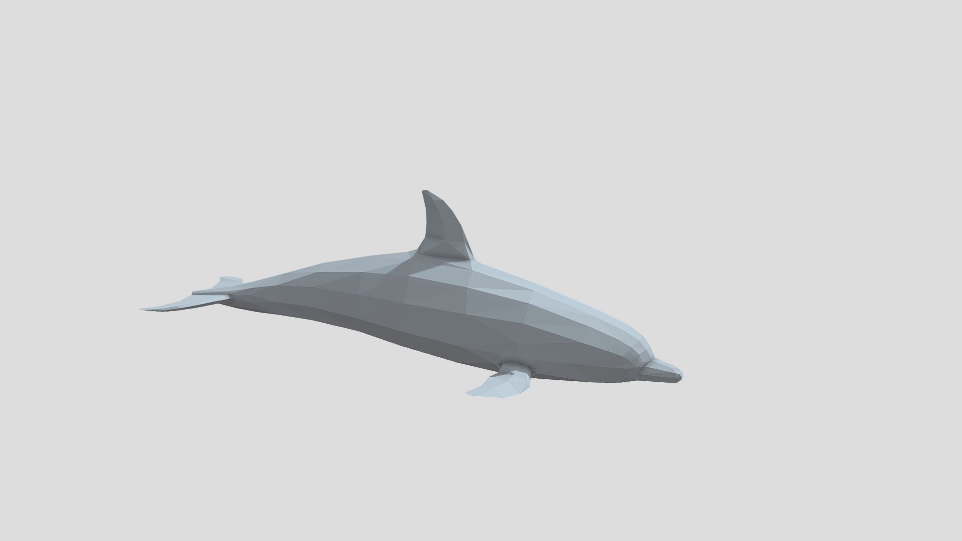 Low poly dolphin - Download Free 3D model by Extormentor55 ...