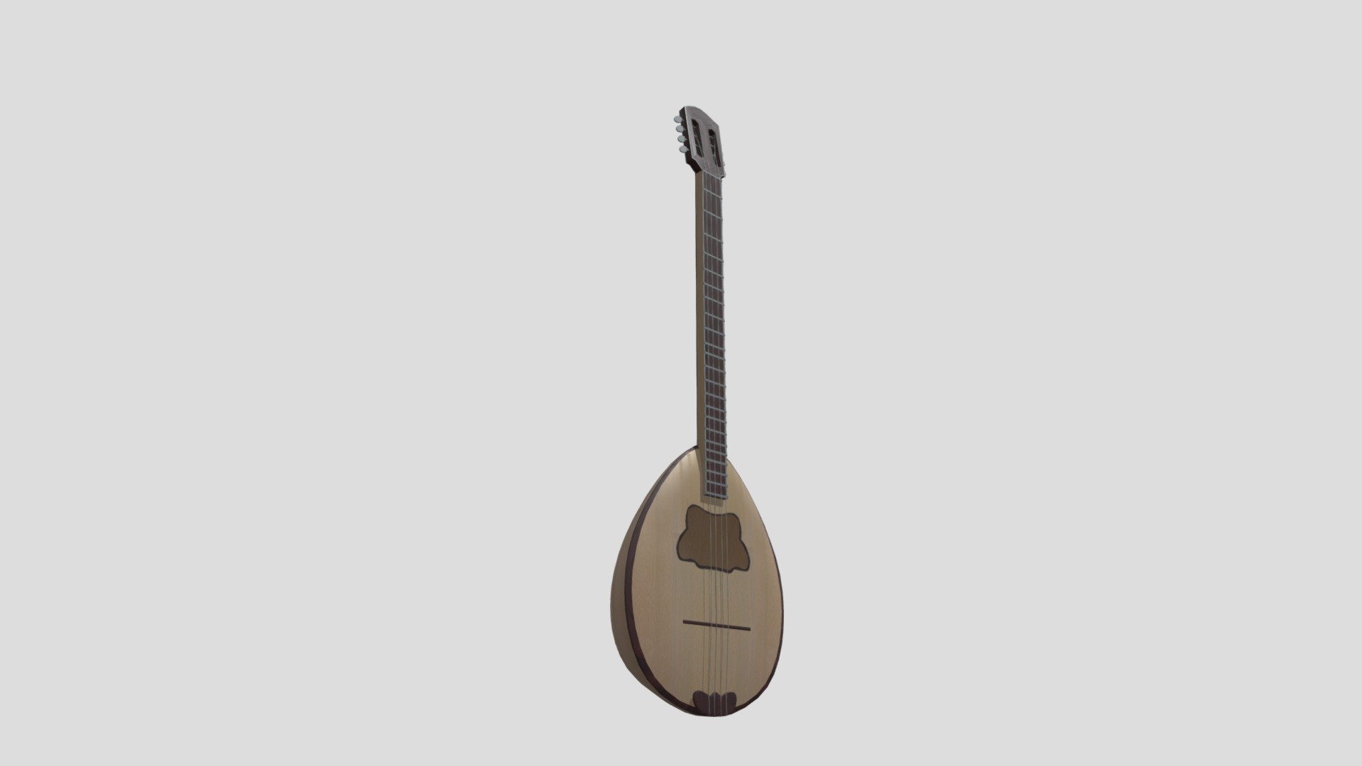 Greek Bouzouki - Download Free 3D model by Maria Canitrot ...