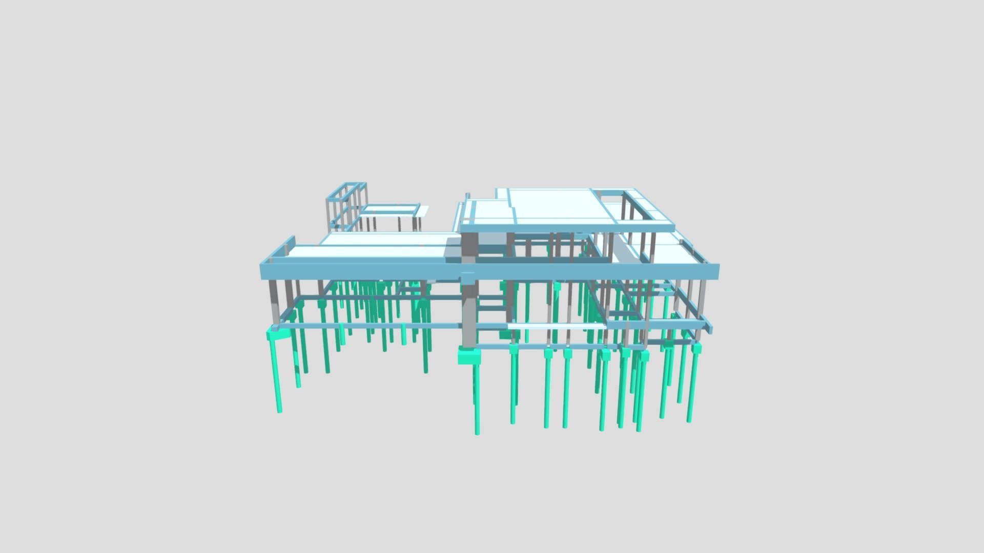 ESTRUTURA CASA MT - ARQ FREDERICO ARANTES - 3D model by Eng Alexandre ...
