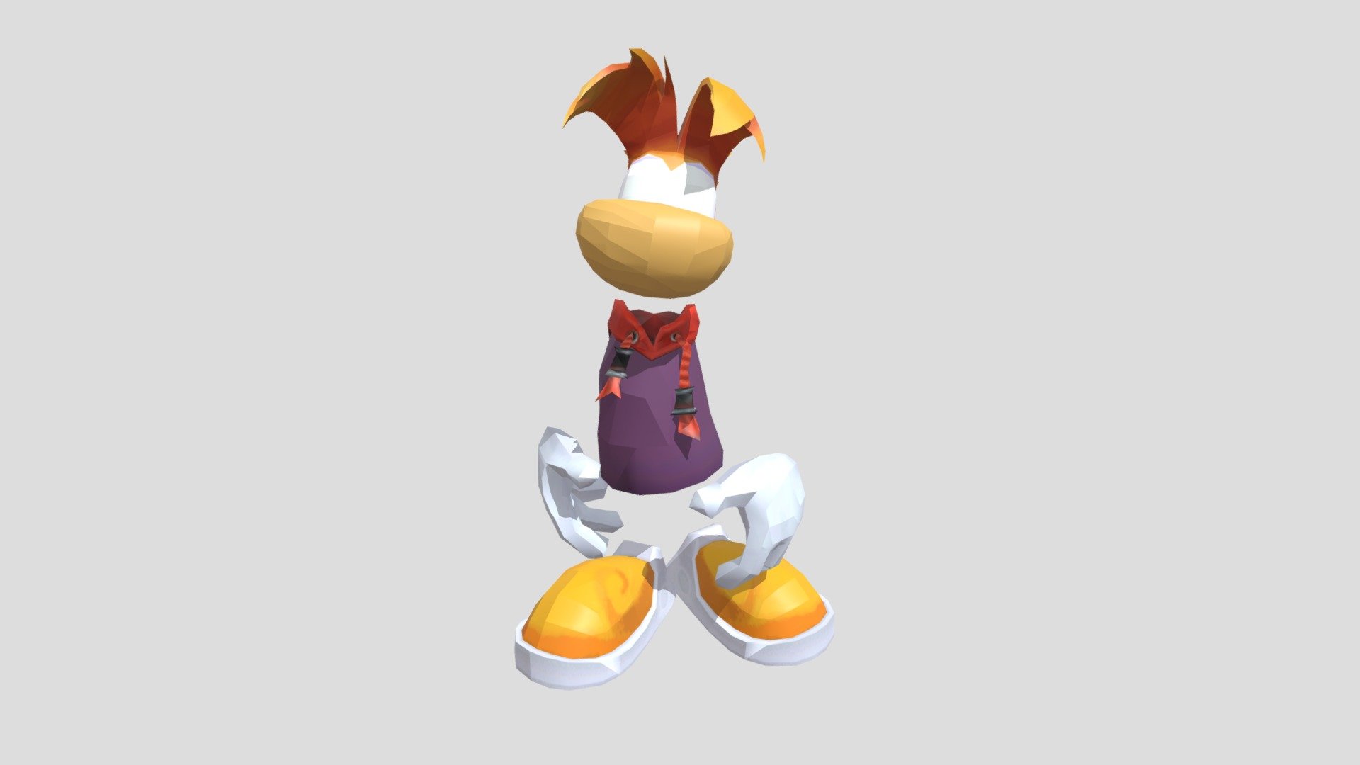 Rayman Raving Rabbids Rayman Wii - Download Free 3D model by xdanni1984x [f48dfdf] - Sketchfab