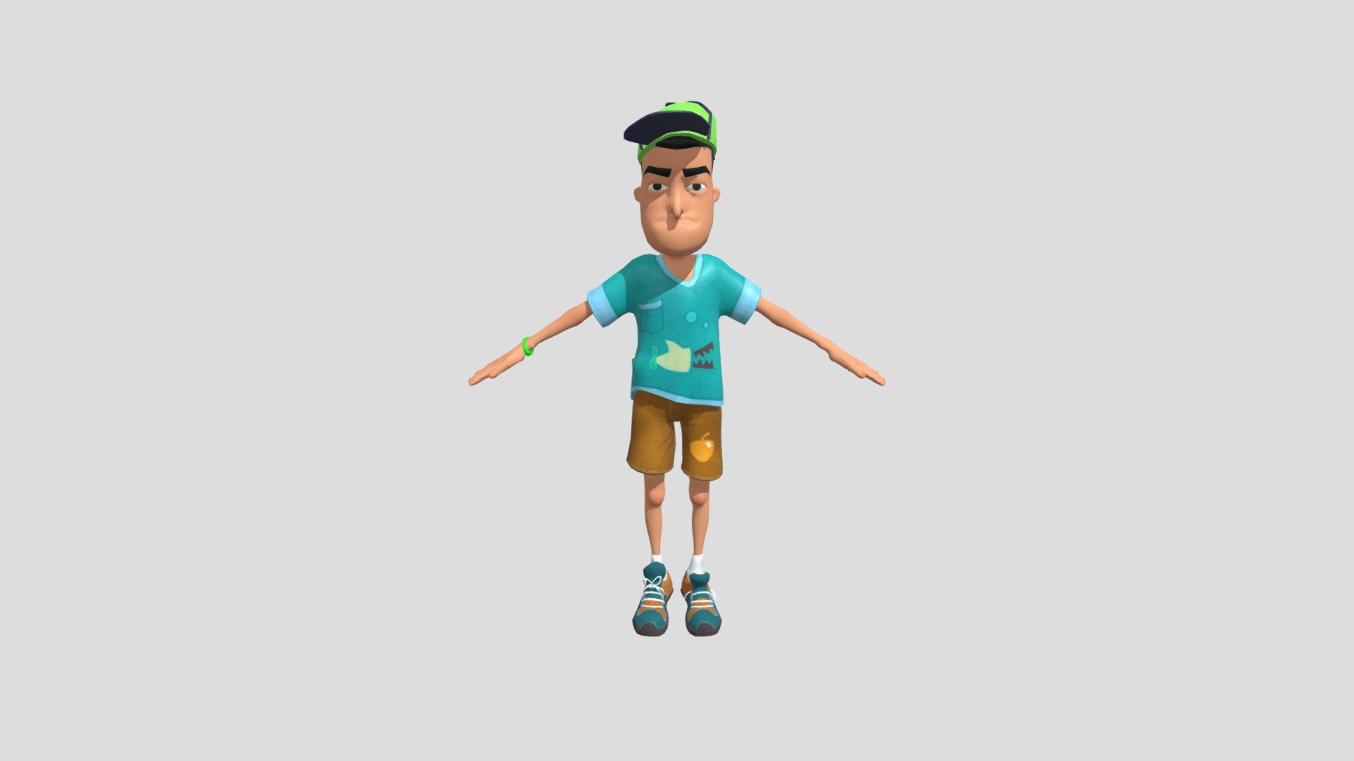 Hello neighbor Nicky Act 1 player - Download Free 3D model by Nicky Teenager game (@afkawskater ...