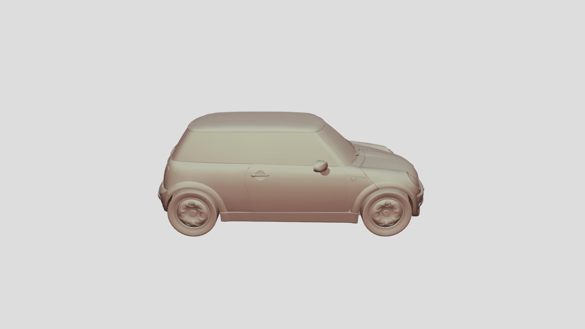 Mini Cooper 2001 scale1-70 for 3D-printing - Download Free 3D model by ...