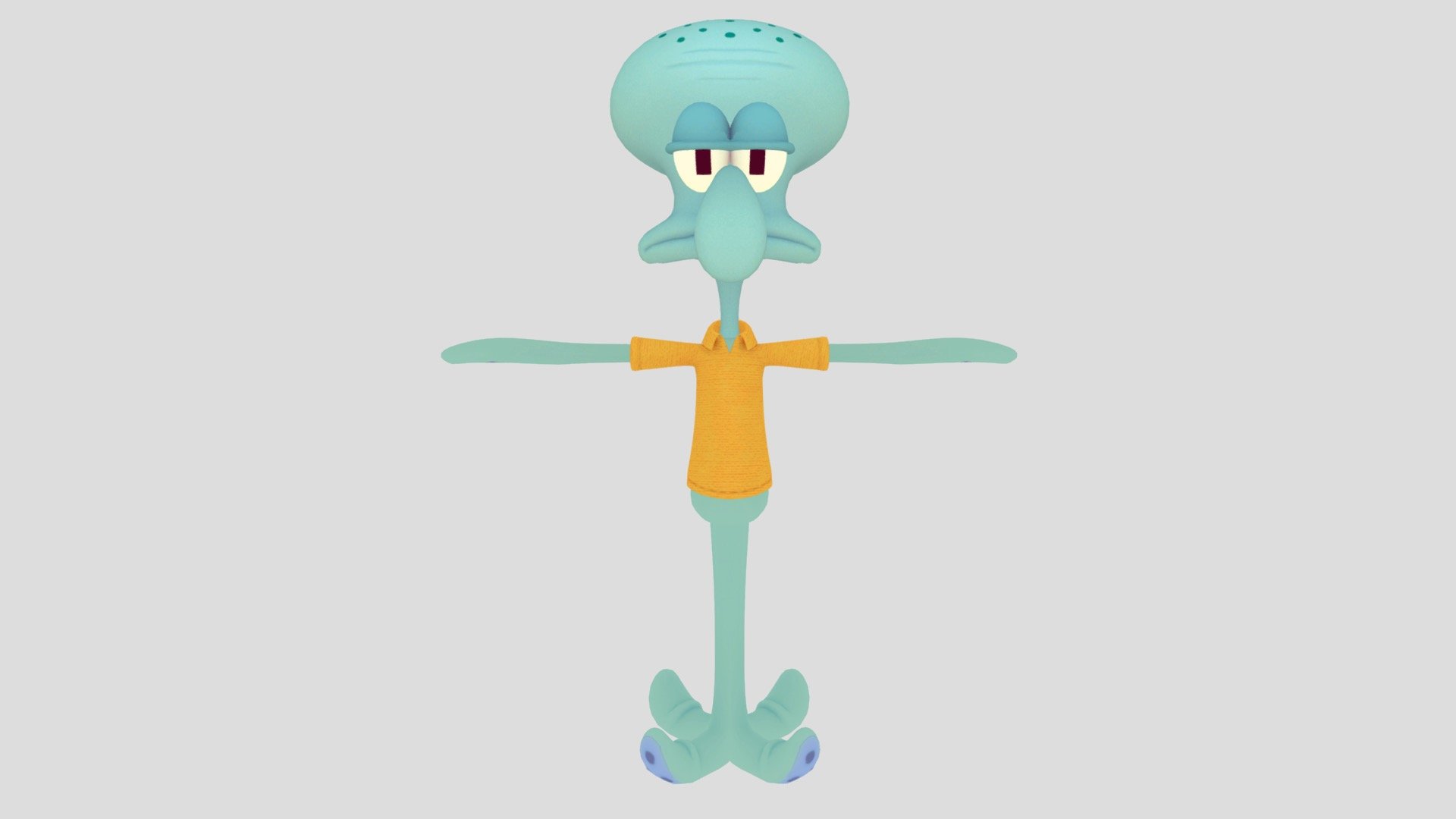NASB2 - Squidward - Download Free 3D model by SMF Features Developed From Cheryl Hill ...