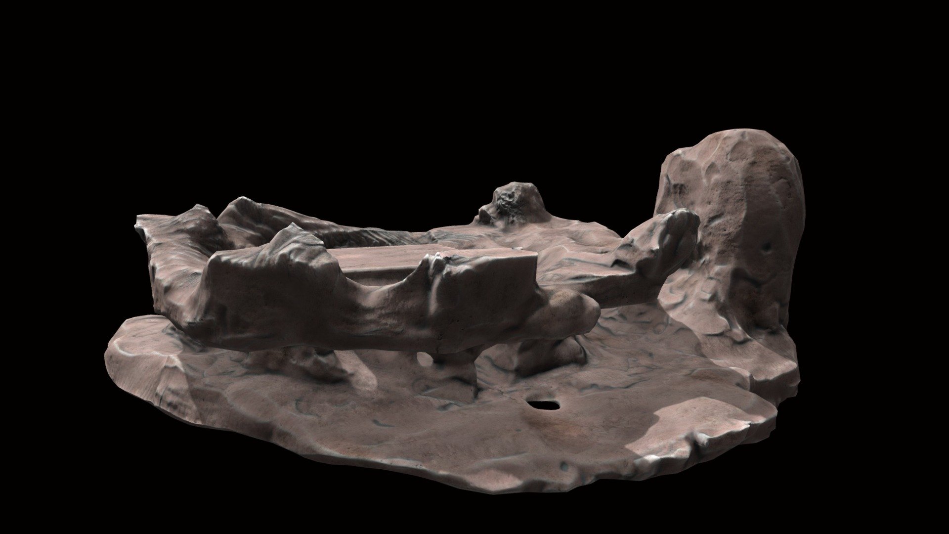 Rock Platform With Caves - Buy Royalty Free 3D model by Silas Merlin ...