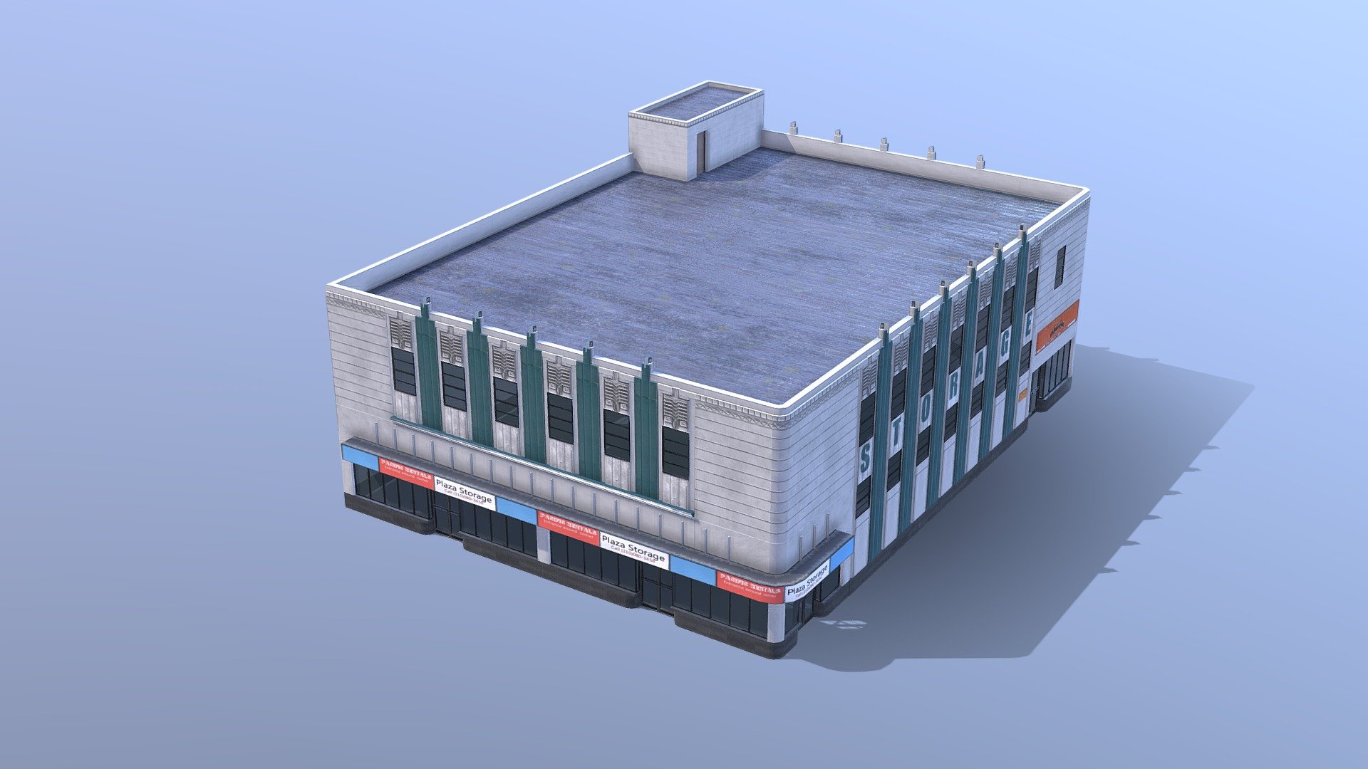 Plaza Self Storage - 3D model by Darf (@sannie01) [f4929bf] - Sketchfab