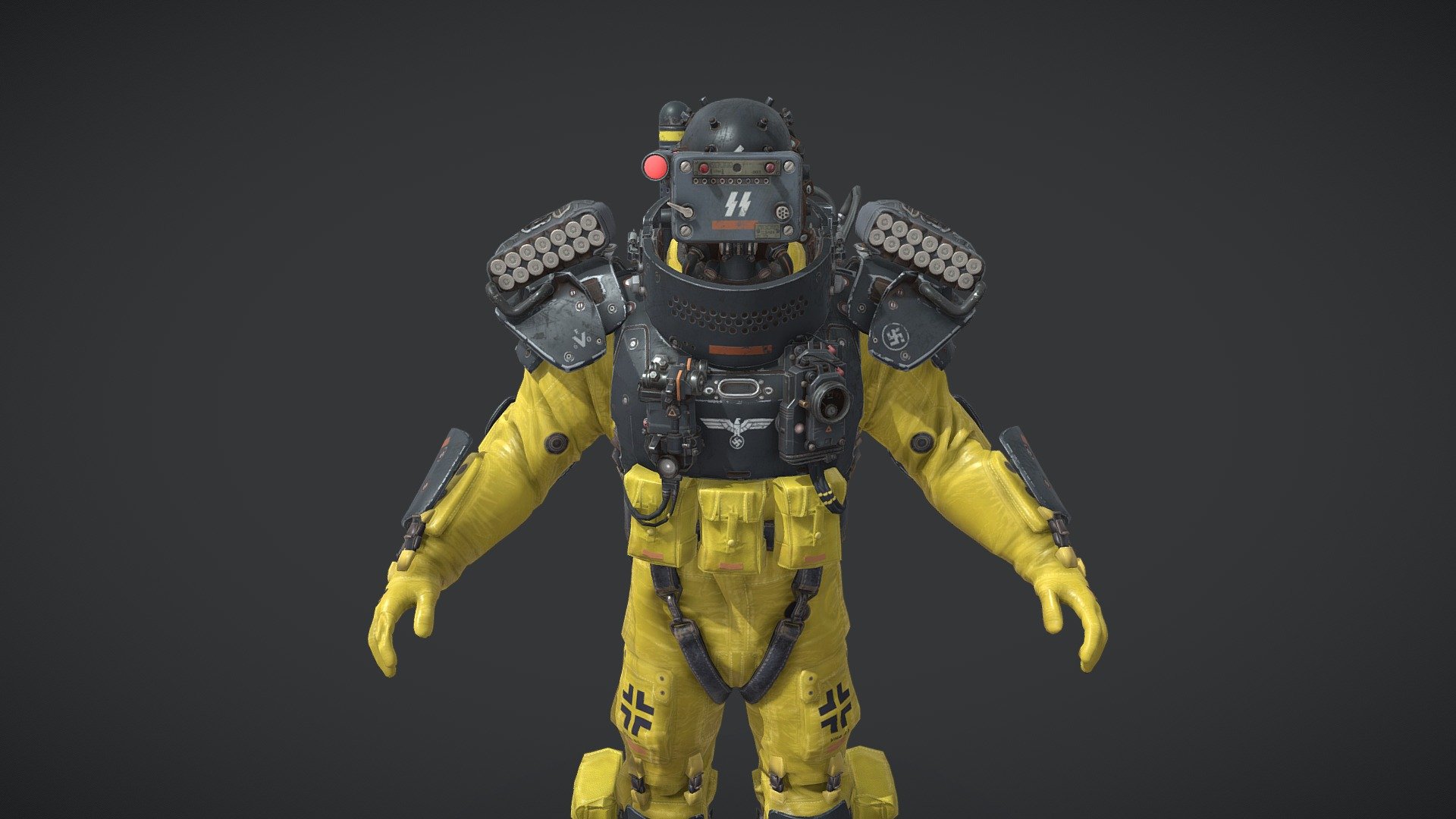⭐ Elite Atom Soldier (Pack) - Wolf. New Colossus - Download Free 3D ...