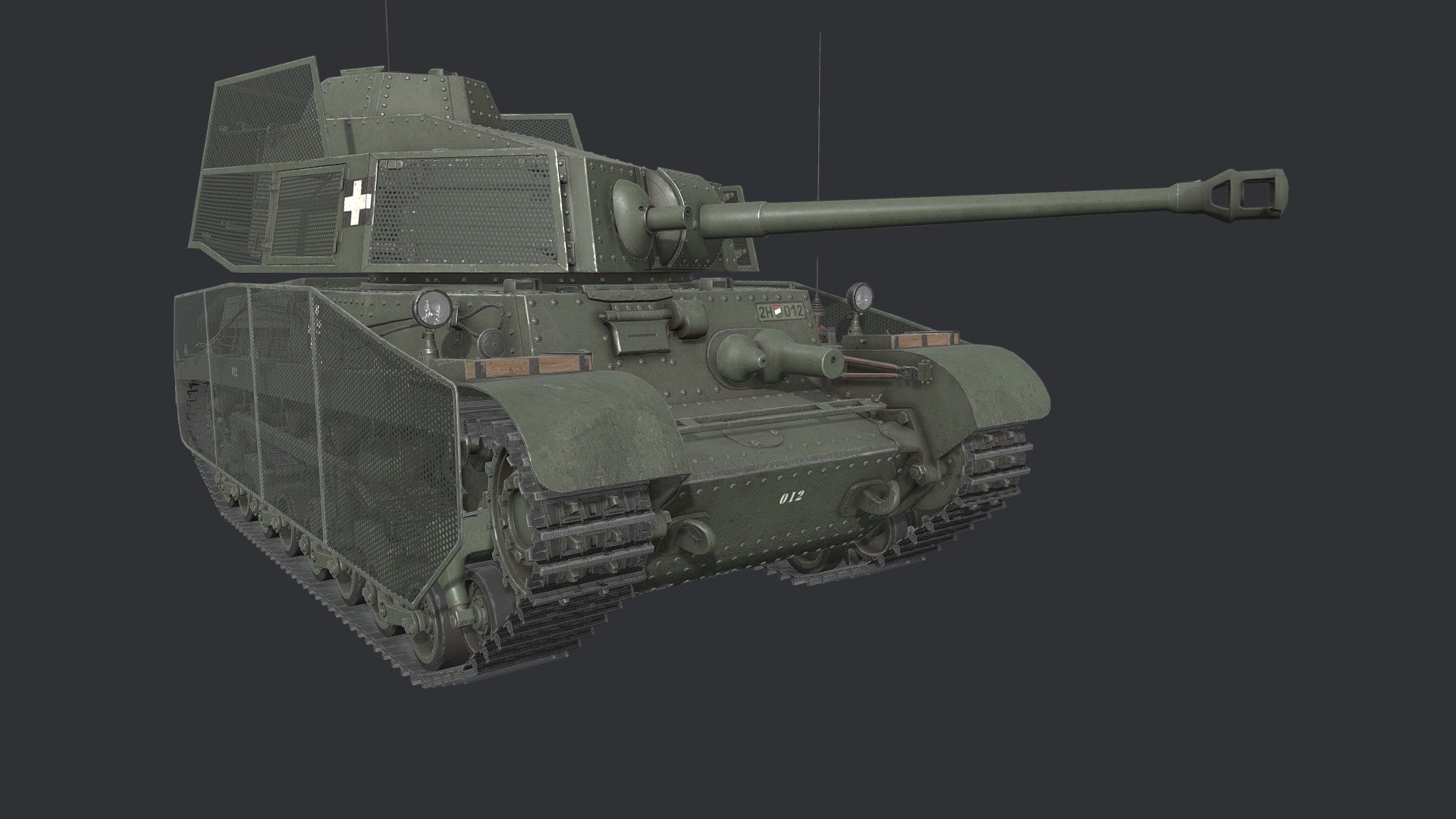 43.M Turán III "Prototype" № 012 - 3D model by leviathan07.ams ...