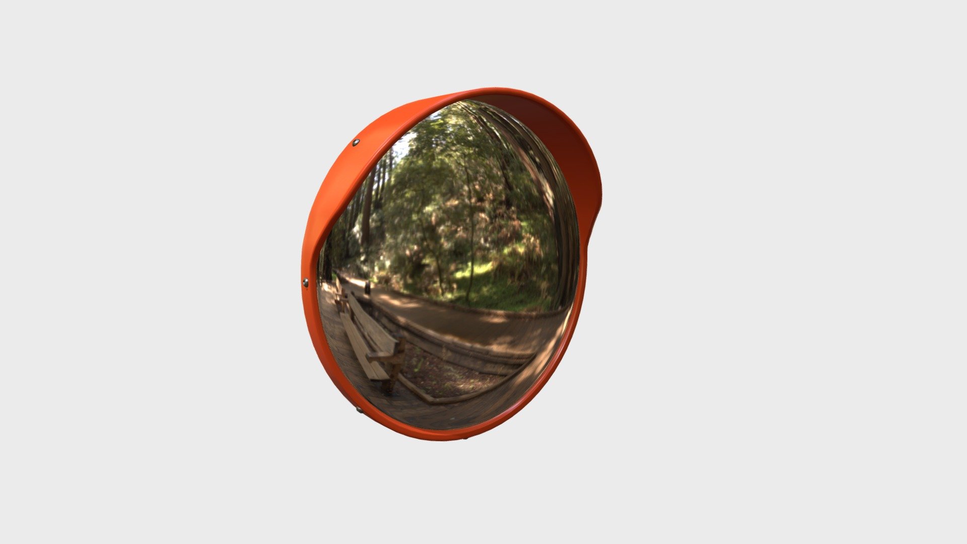 Blind spot traffic mirror 2 - Buy Royalty Free 3D model by ...