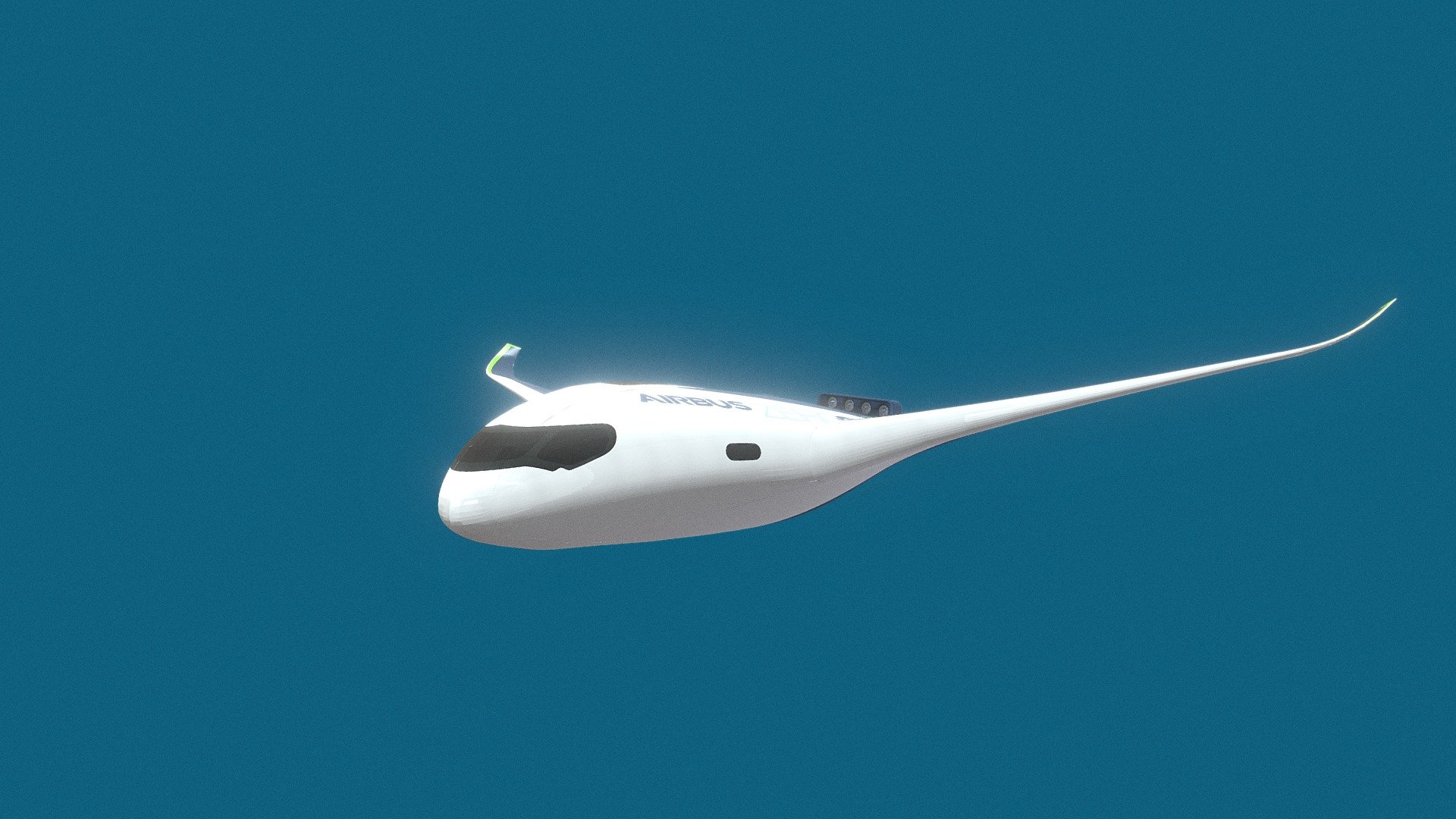 Airbus ZeroE - Download Free 3D model by dannzjs [f49839a] - Sketchfab