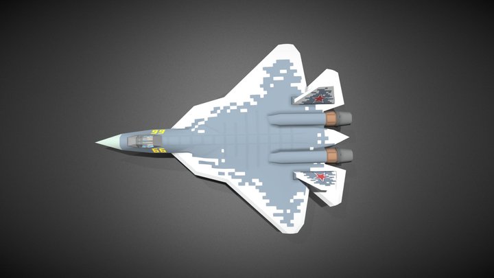 Su-57 3D models - Sketchfab
