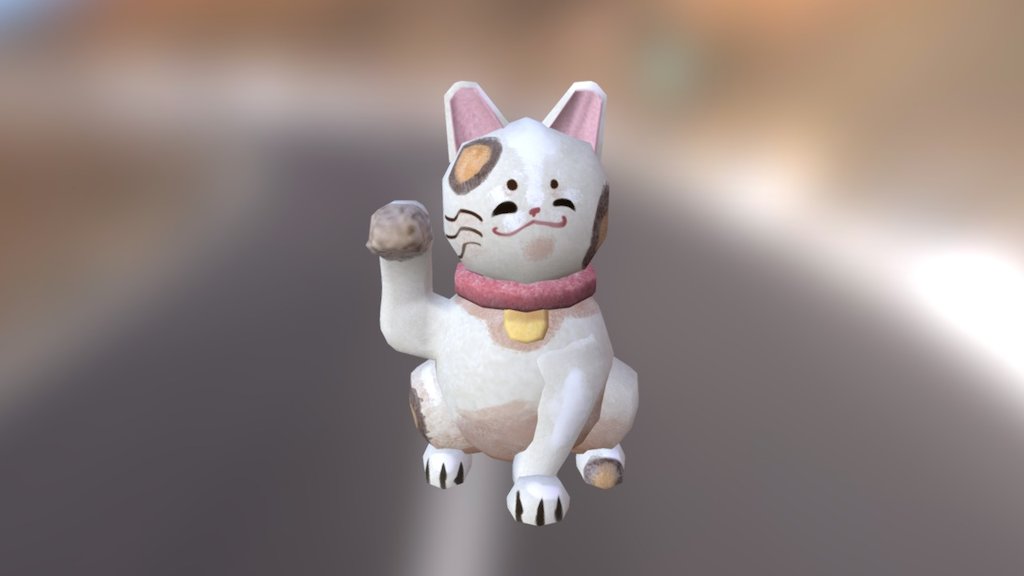 Maneki Neko (WIP - 3D model by heckydoodle [f49eb7a] - Sketchfab