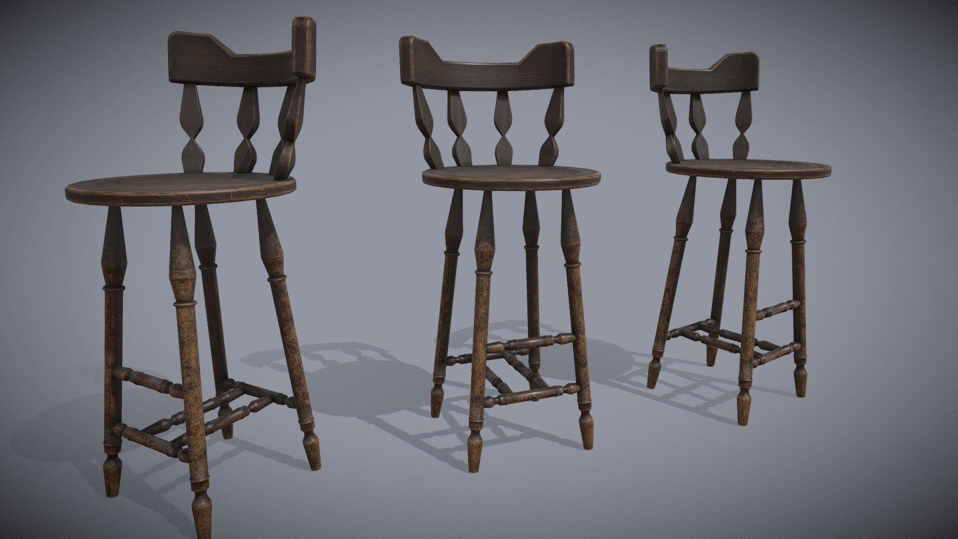 Wooden Chair - 9MB - Download Free 3D model by Mehdi Shahsavan ...
