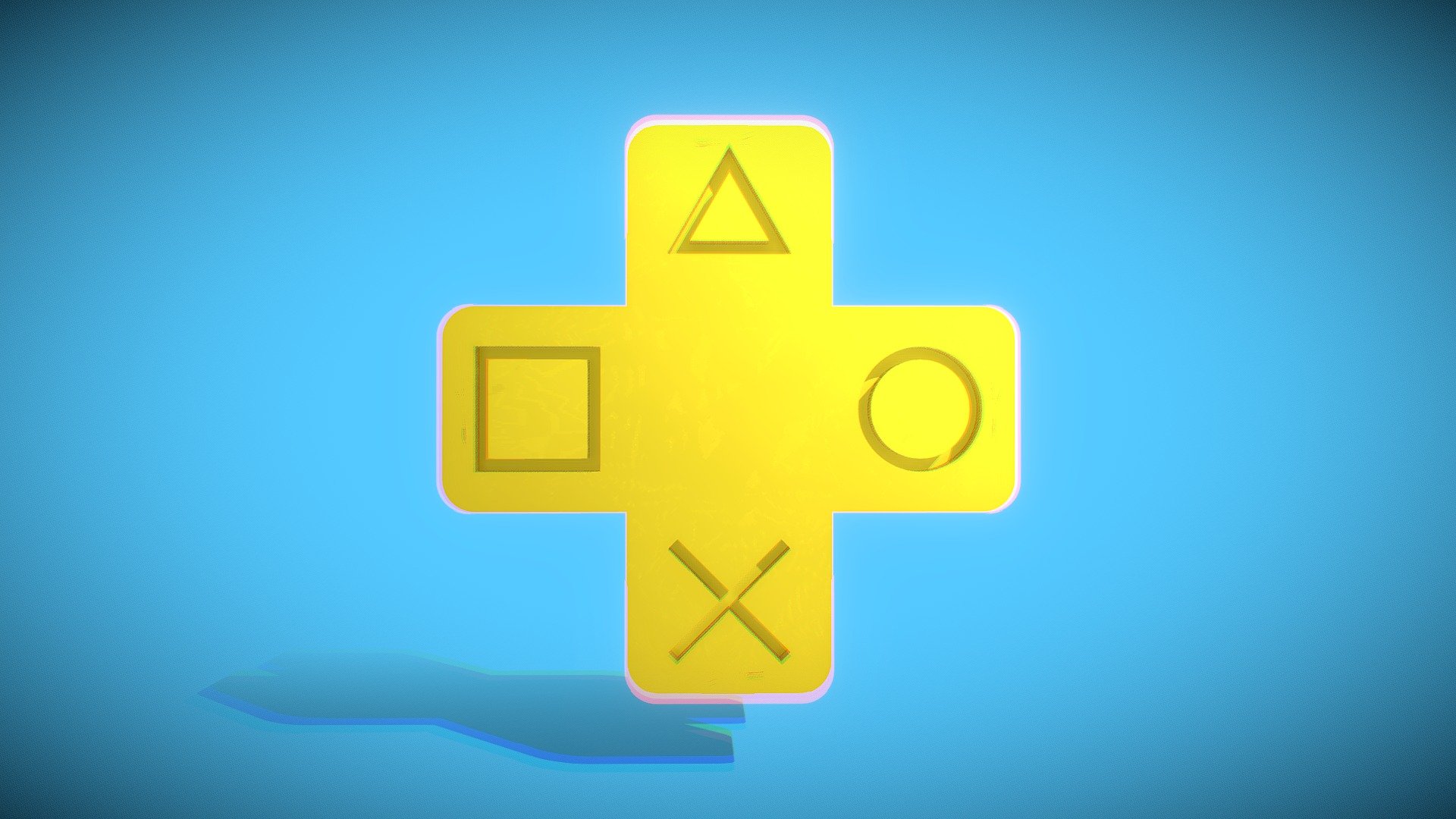 PlayStation Plus Logo - 3D model by AnshiNoWara [f4a3544] - Sketchfab