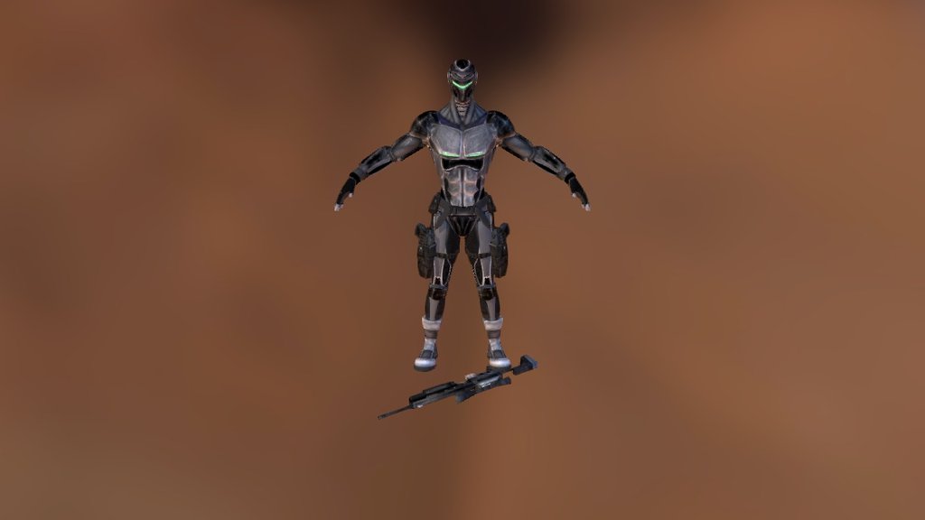 Cyborg - 3D model by andyolivella [f4a4c4b] - Sketchfab