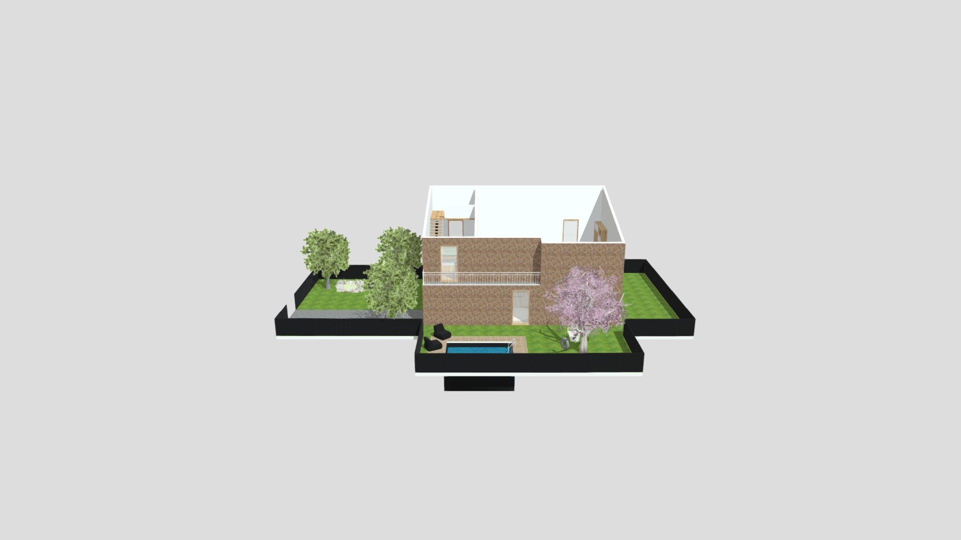 family house - Download Free 3D model by Home Design 3D (@homedesign3d ...