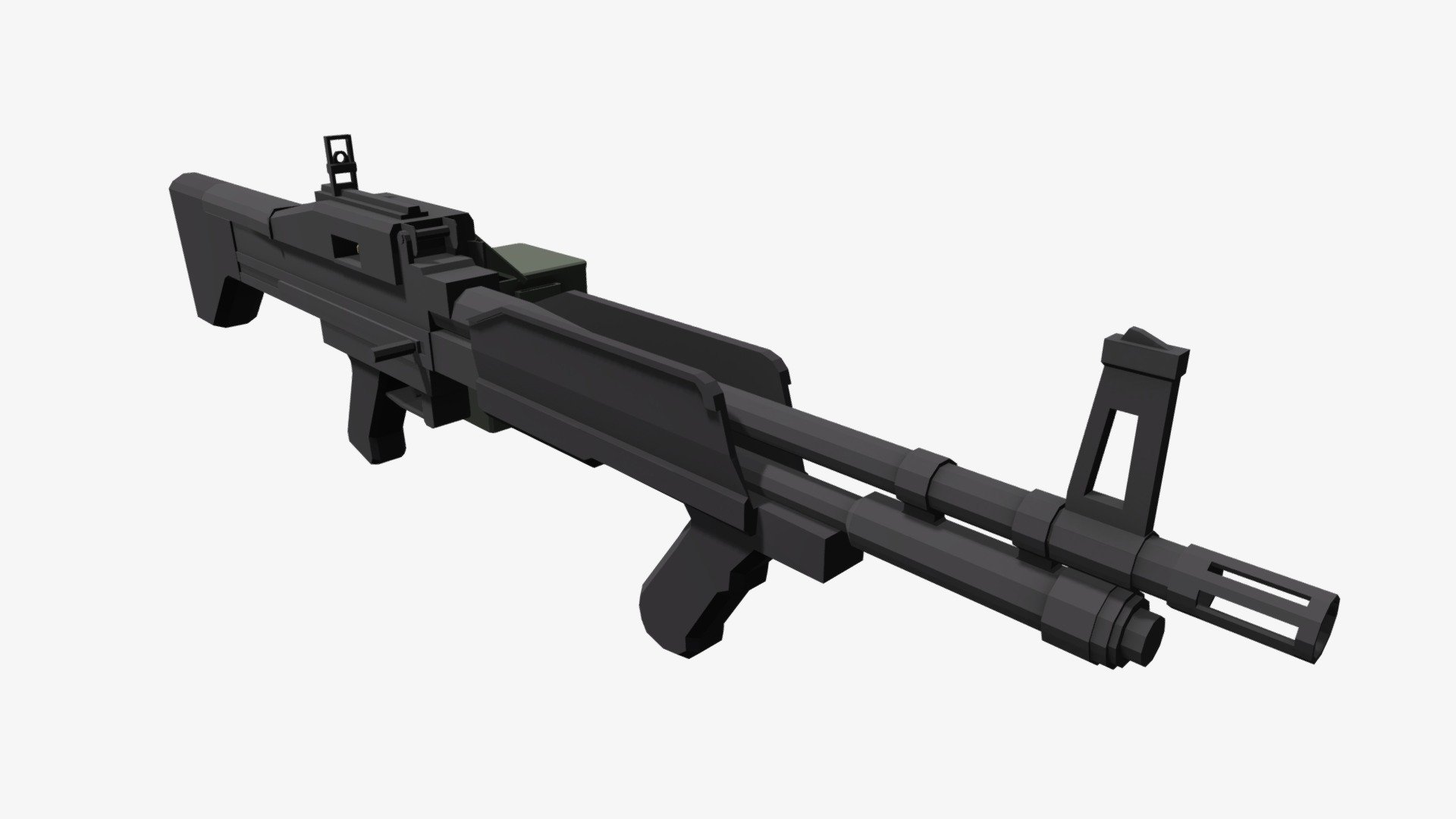 Low Poly M60E4 - 3D model by samanthacford [f4a776b] - Sketchfab