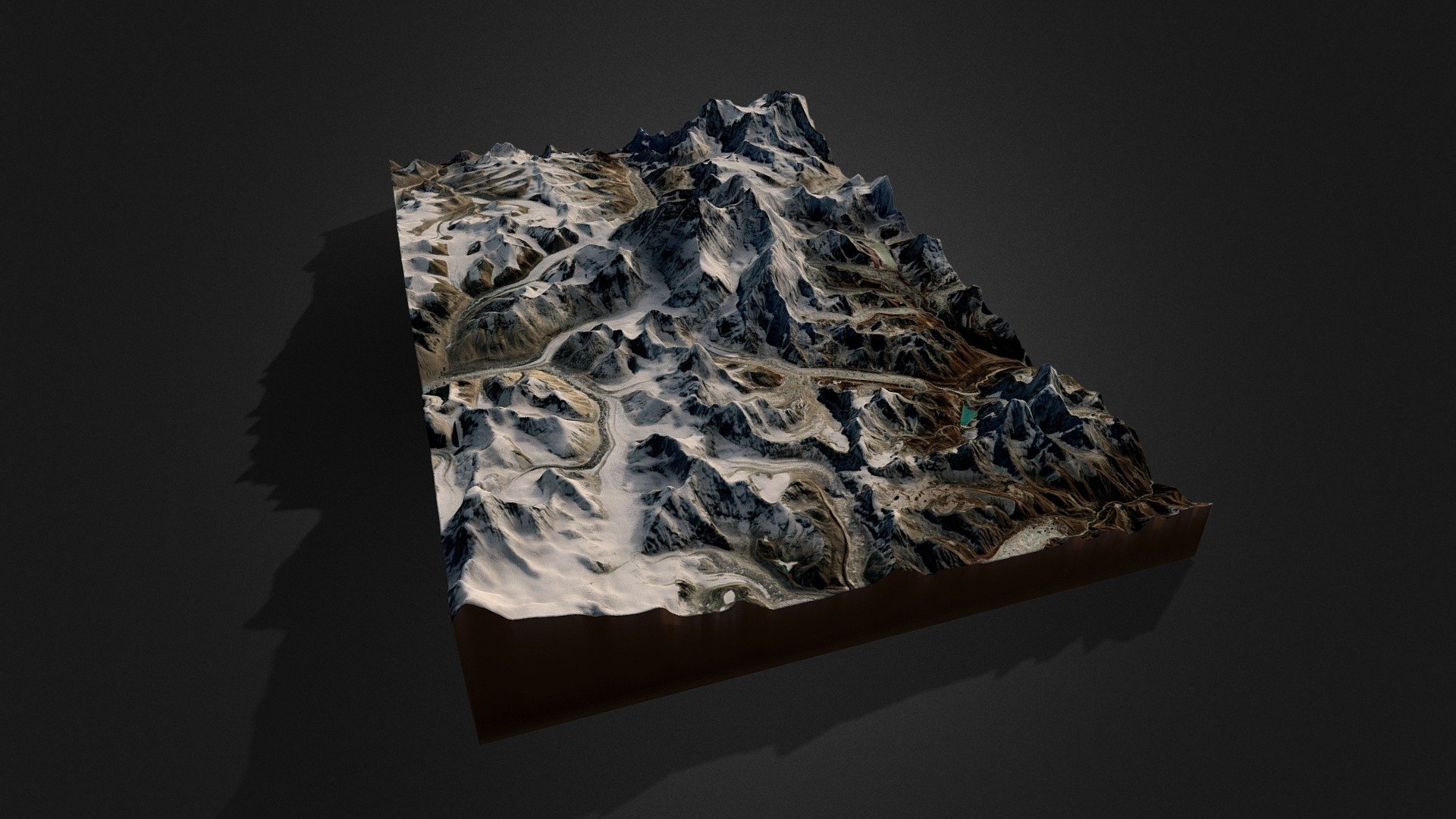 Mount Everest 3D Model - Download Free 3D model by alitural [f4a8c40 ...