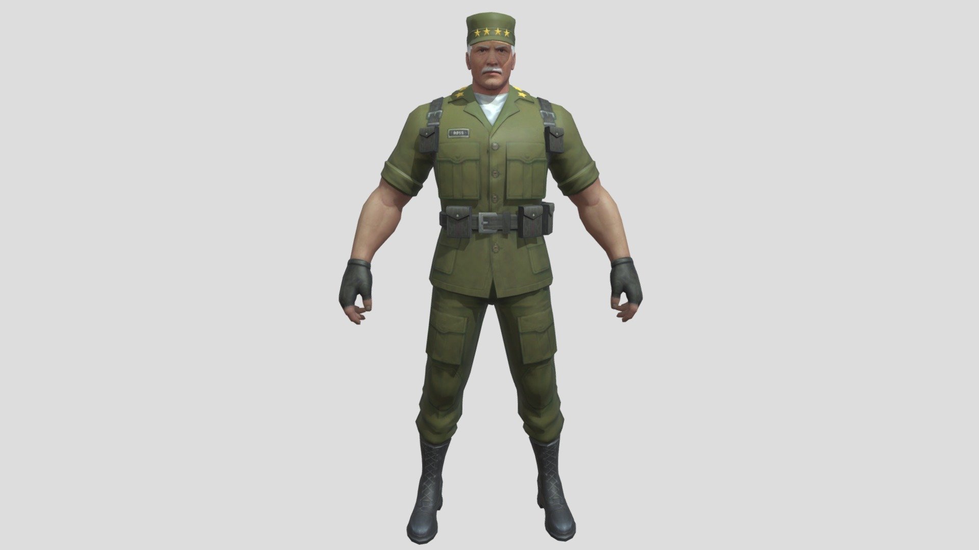 General Ross(Textured)(Rigged) - Download Free 3D model by 3D MODELS ...
