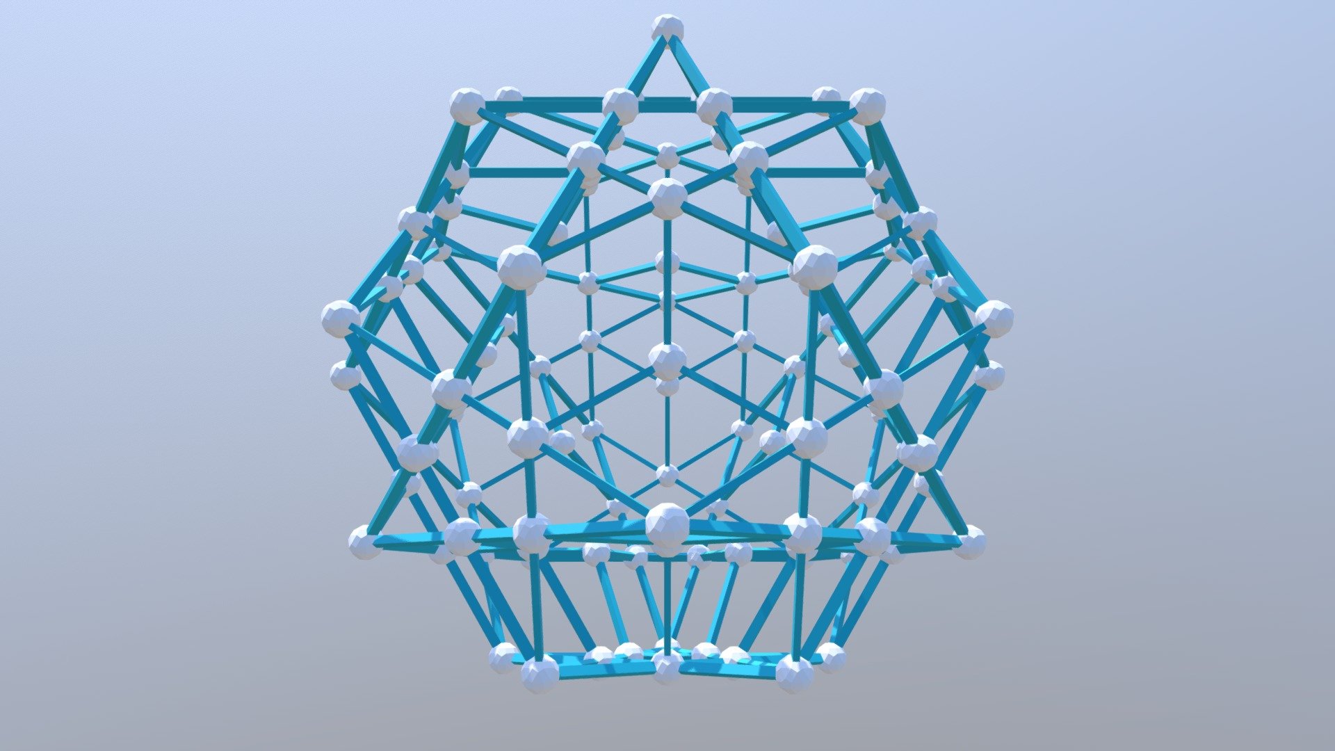 110 240 1 Dodecadodecahedron - 3D model by Zometool [f4a9613] - Sketchfab
