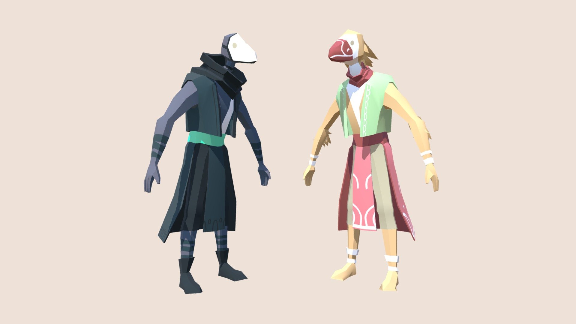 Two sides - main character - Download Free 3D model by VeraRi [f4ab0ce ...
