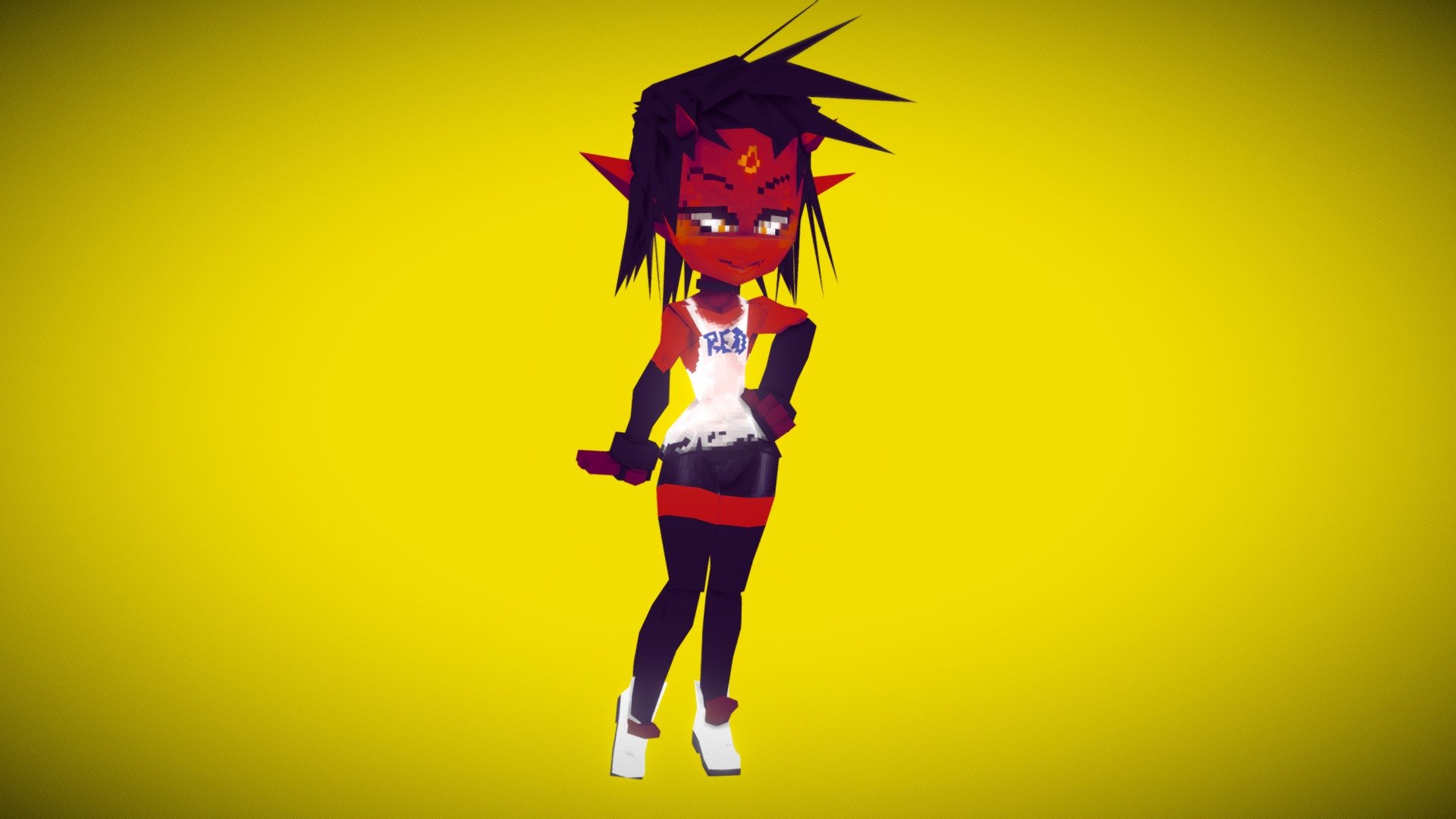 Daemon girl - Download Free 3D model by Nottheantichrist [f4ac370 ...