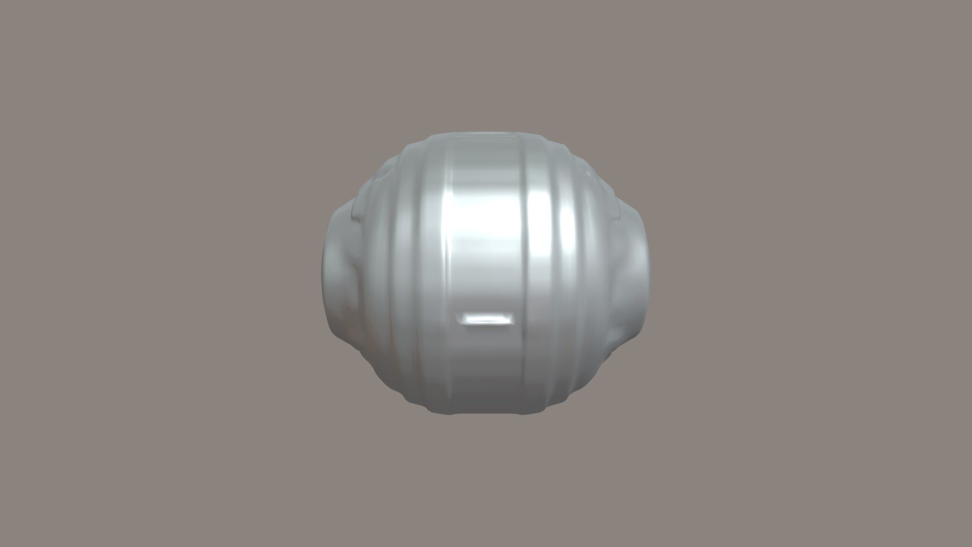 Textured spherical sci-fi object with glowing d - 3D model by ...