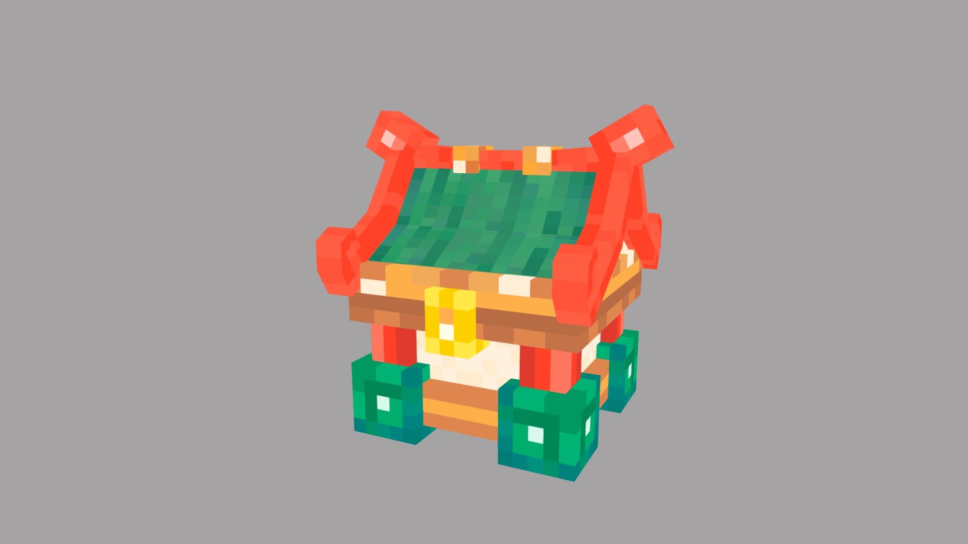 Minecraft Japanese Crate - Download Free 3D model by De1ka [f4ac8d2 ...