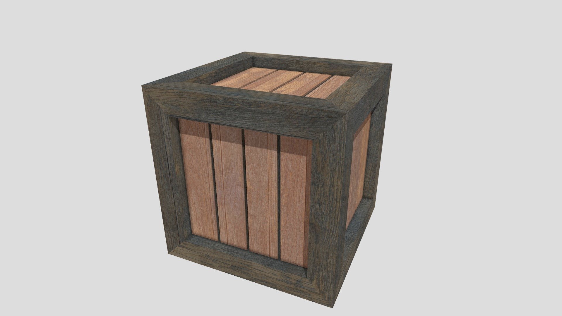 Crate (textured) - Download Free 3D model by Synthetix [f4ad754 ...