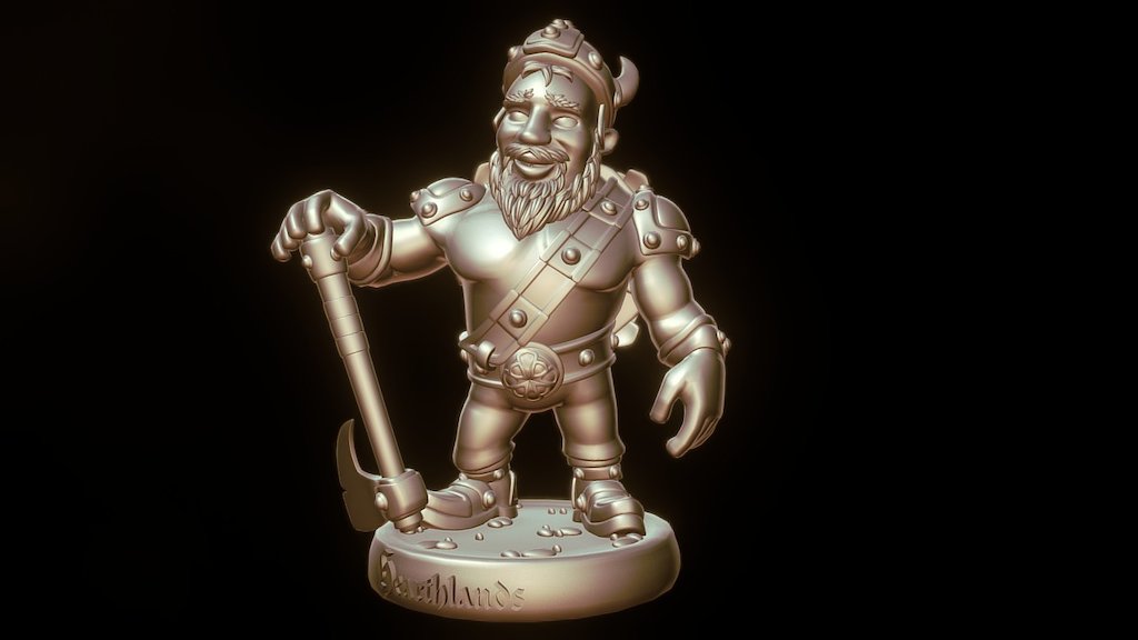 Mighty Dwarf - 3D model by Alexey Lyukshin (@alexeyl) [f4aee11] - Sketchfab