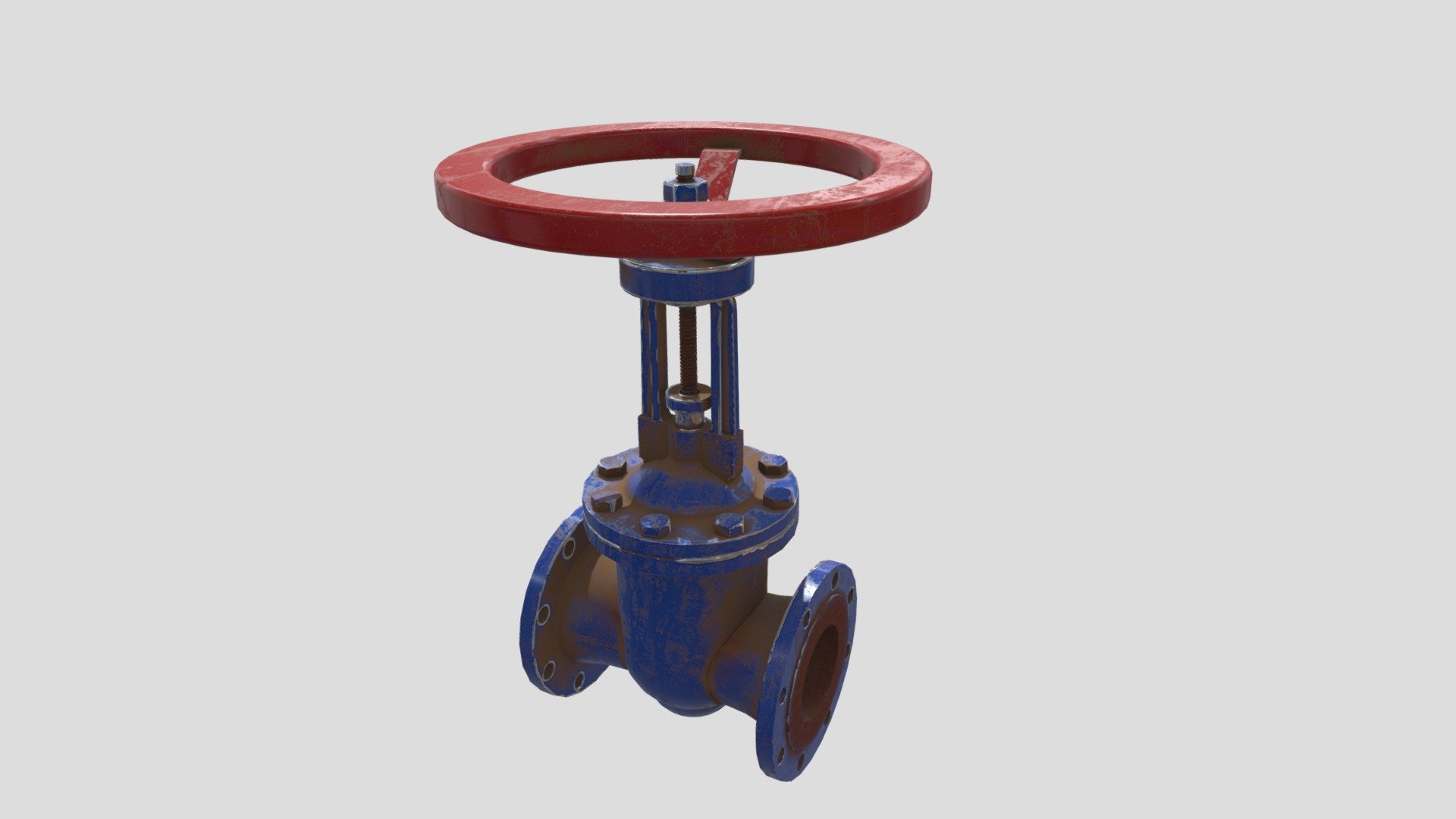 Old Gate Valve - 3D model by prapruechob [f4b126b] - Sketchfab