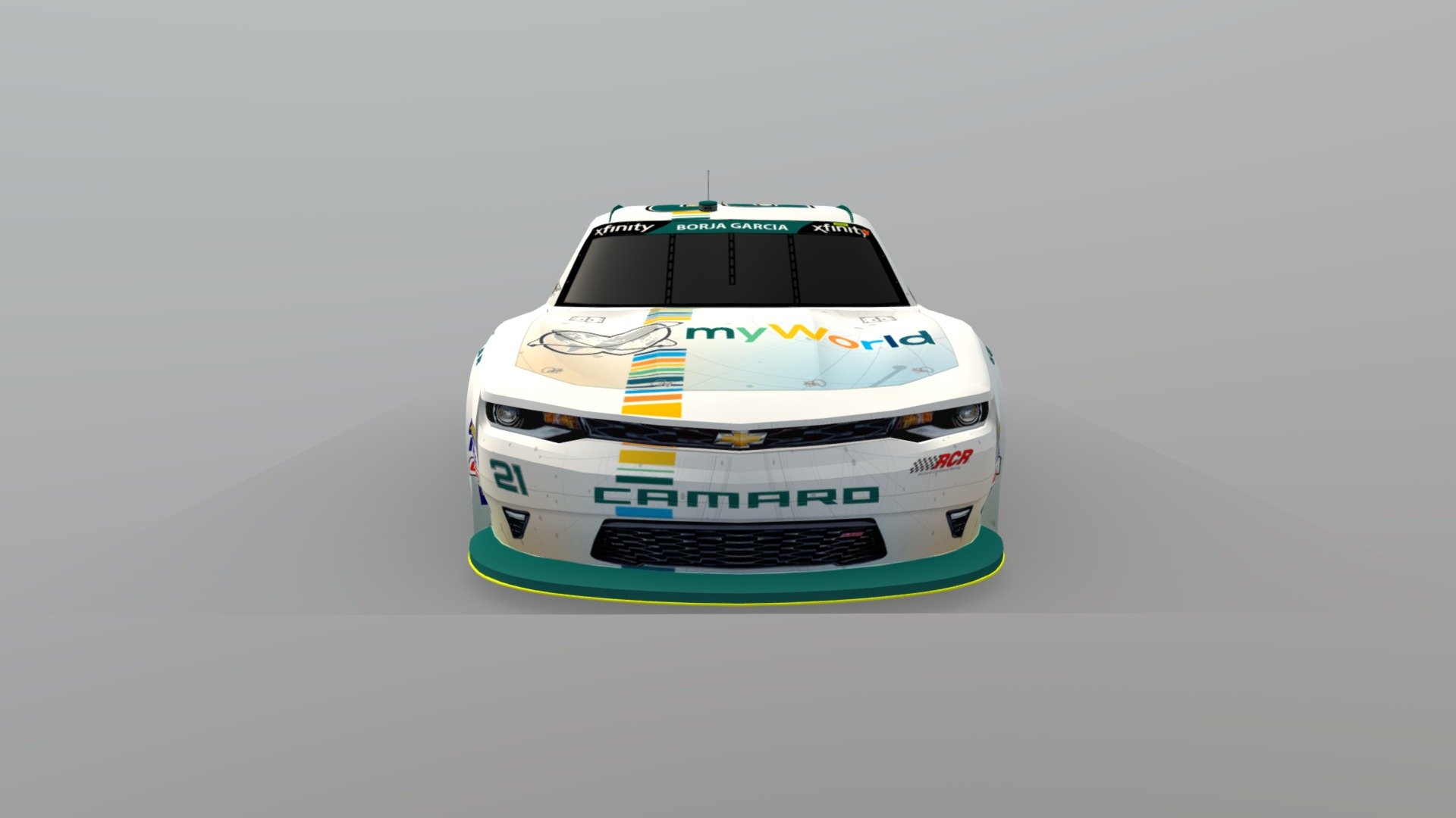 2019 #21 My World NXS Camaro - 3D model by MasGrafx (@Gaetano ...